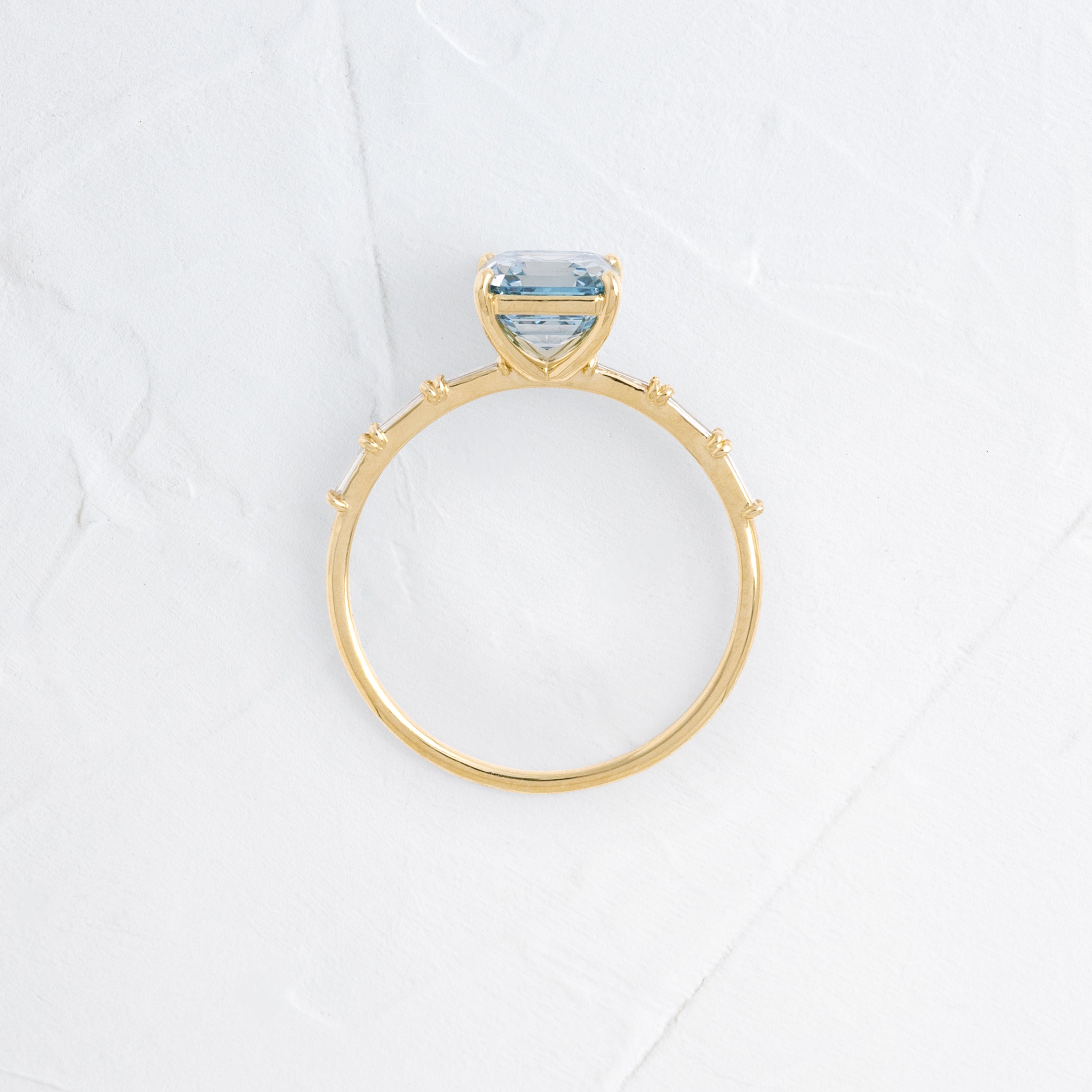 Fluency Ring, 1.52ct. Lab-Grown Blue Diamond | Melanie Casey Jewelry