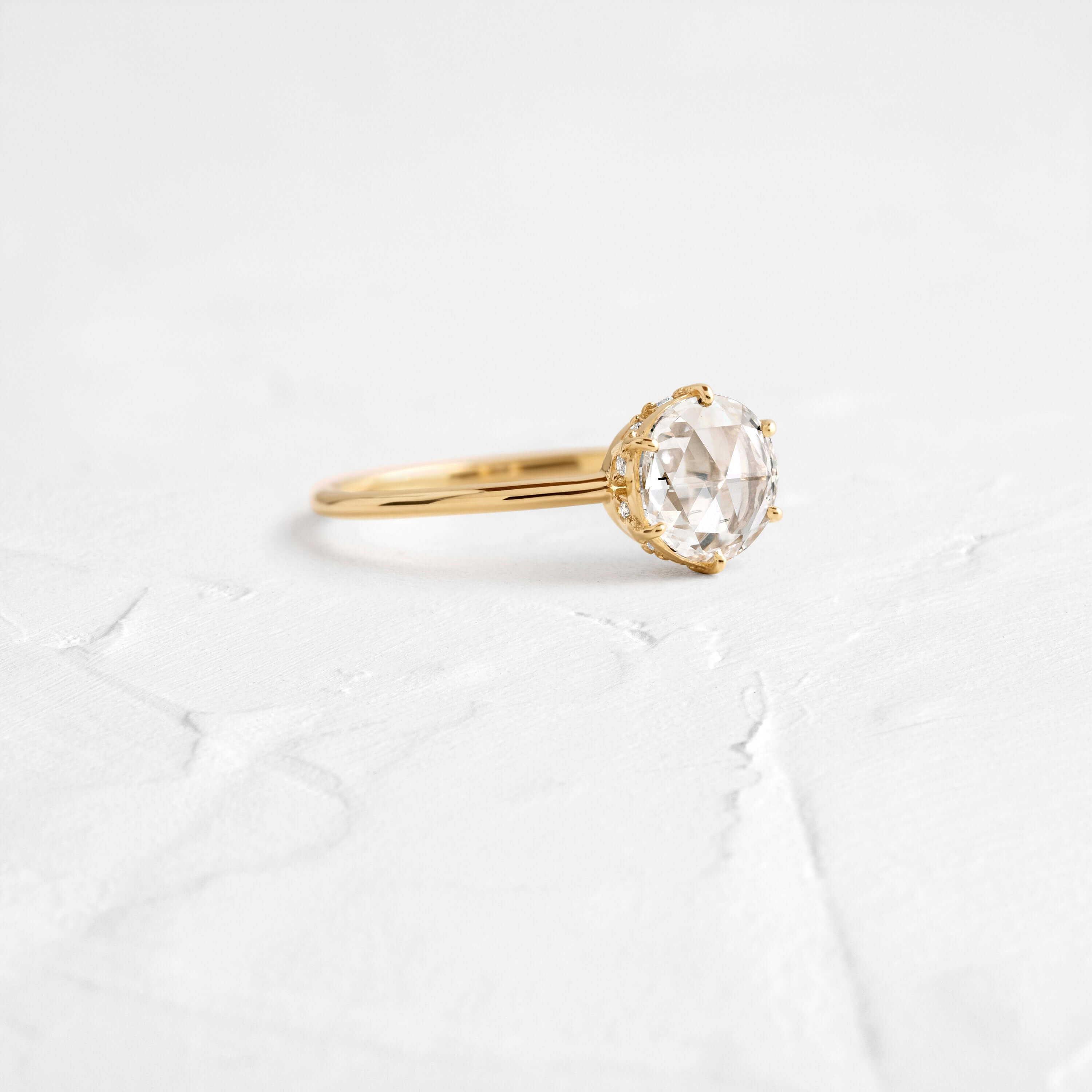 Steadfast Ring, Rose Cut | Handcrafted Engagement Ring | Melanie Casey