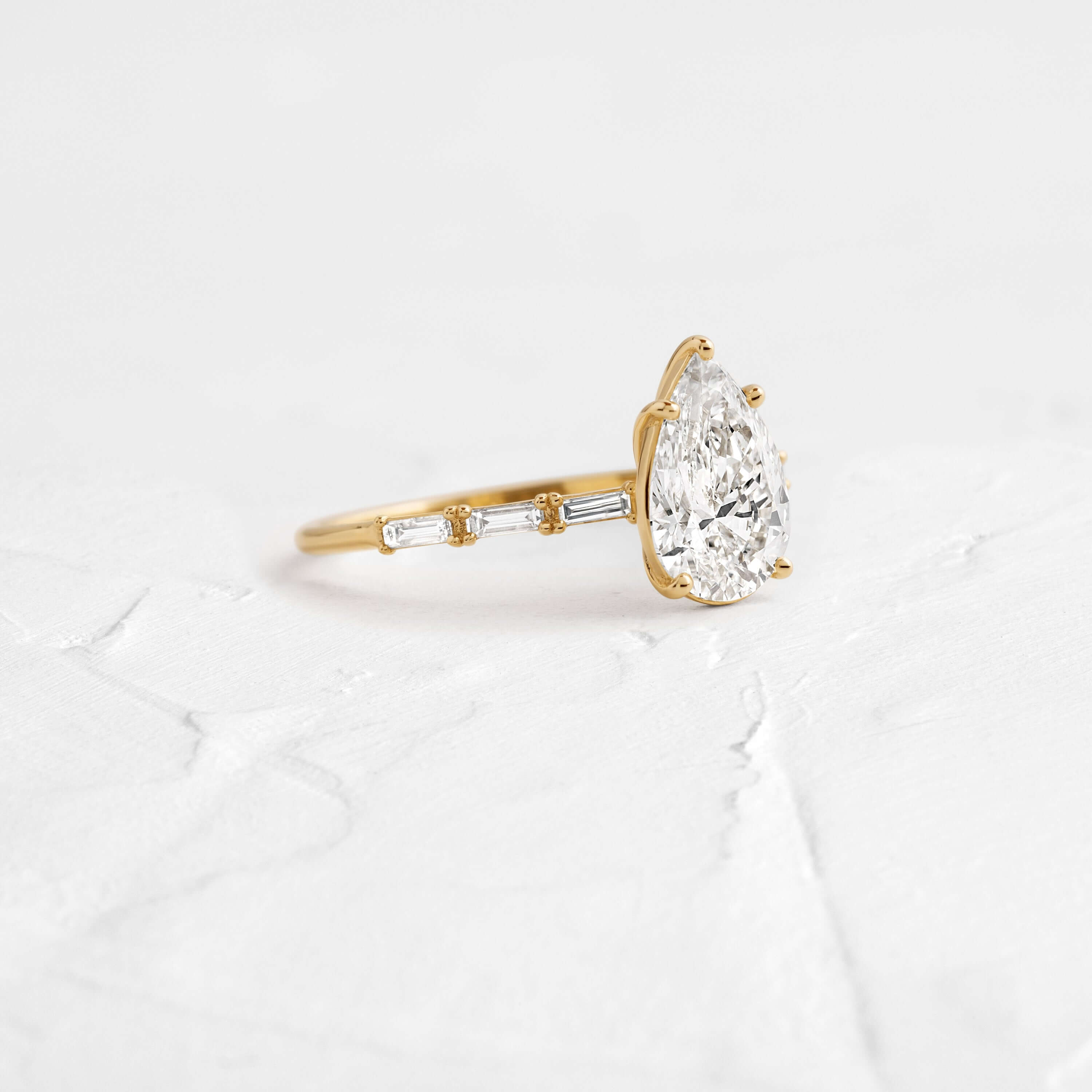 Fluency Ring, Pear Cut - Melanie Casey