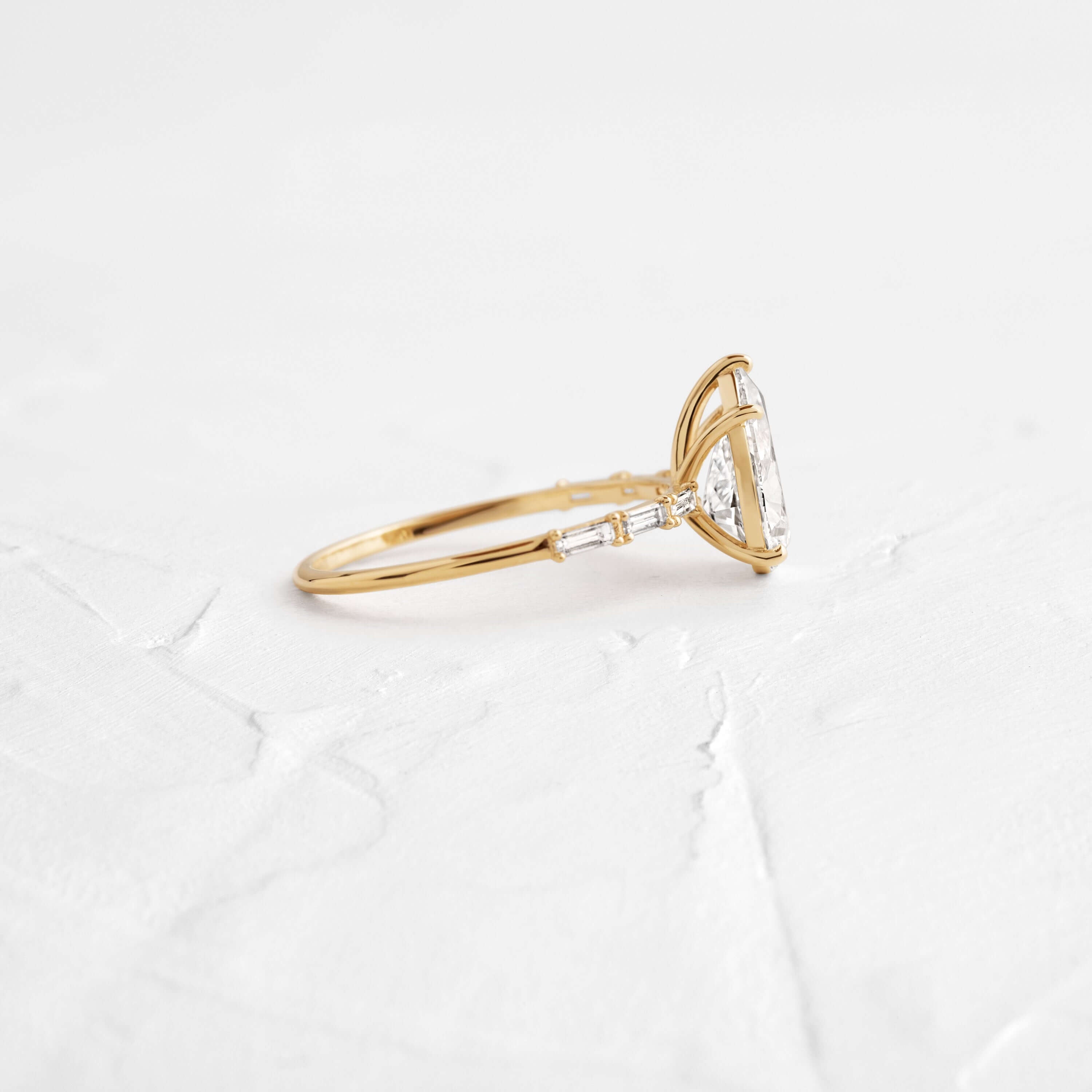 Fluency Ring, Pear Cut - Melanie Casey
