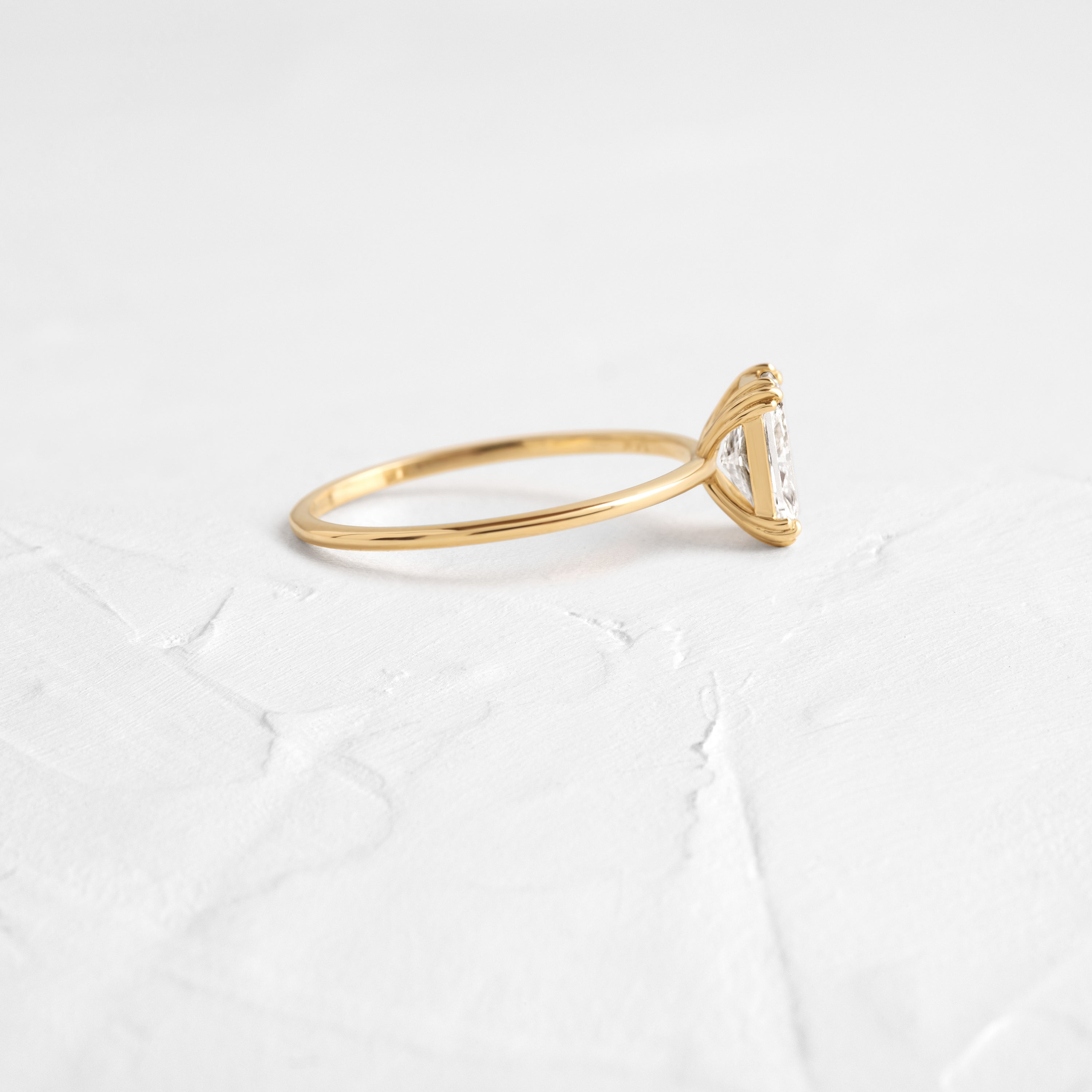 Threaded Ring, Radiant Cut | Melanie Casey Fine Jewelry