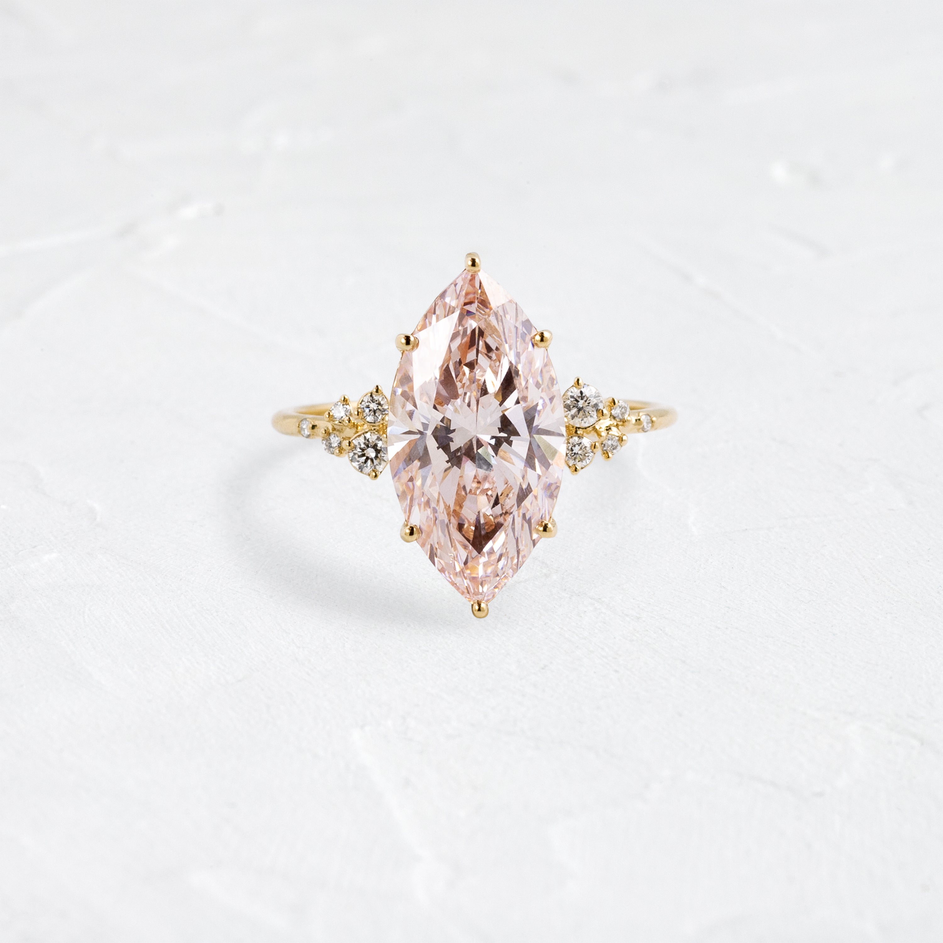 Snowdrift Ring, 4ct. Lab-Grown Pink Diamond | Melanie Casey Fine Jewelry
