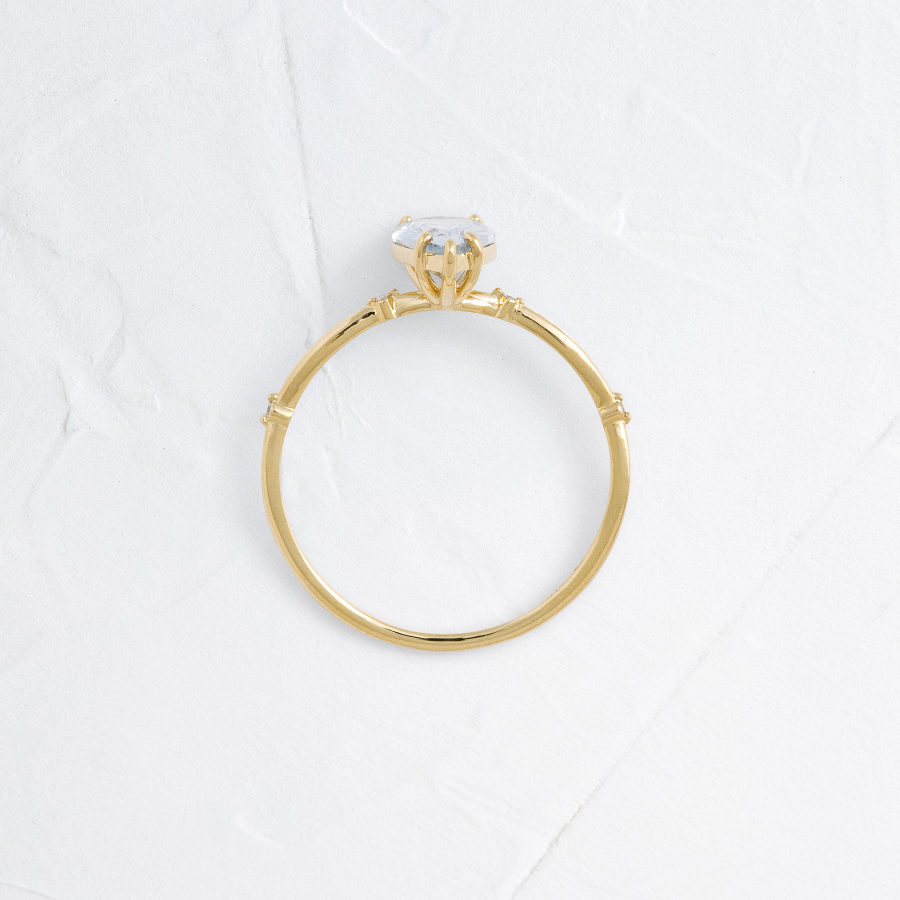 Hillside Ring, 1.11ct. Pale Blue Madagascar Sapphire | Melanie Casey ...