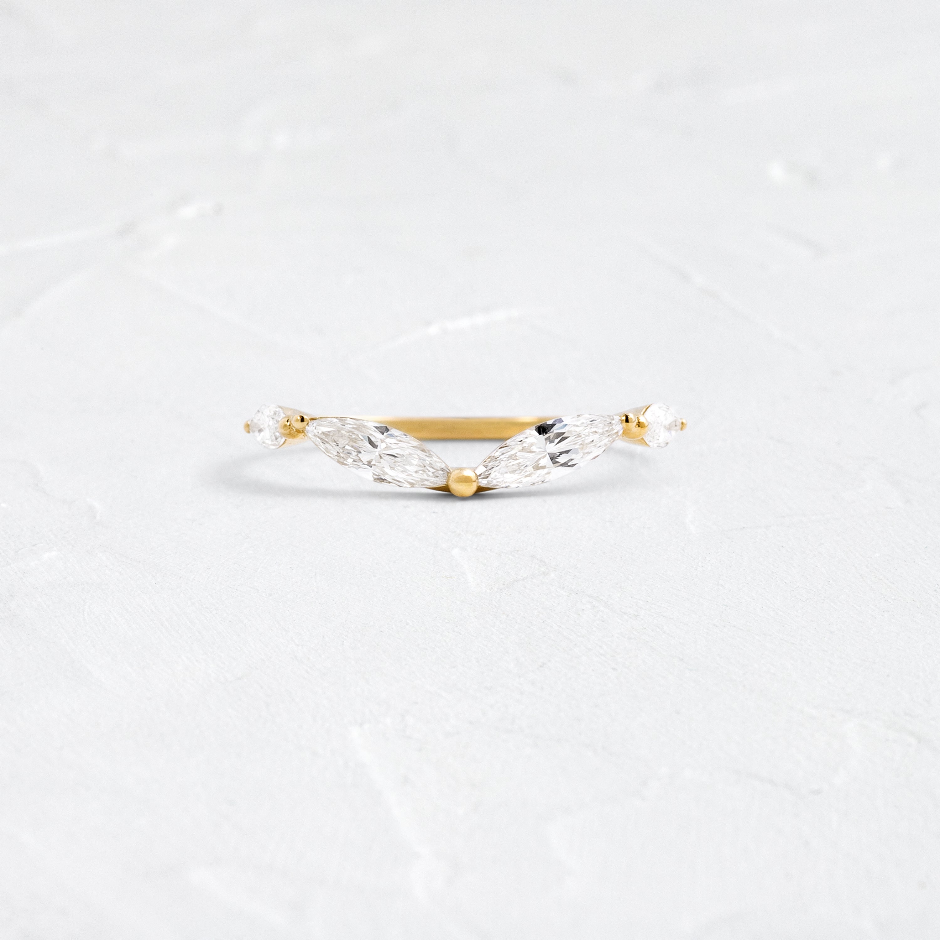 Curved Bayonet Band | Melanie Casey Fine Jewelry