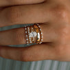Petite Diamond Distance Band - In Stock | Handcrafted Wedding Band ...