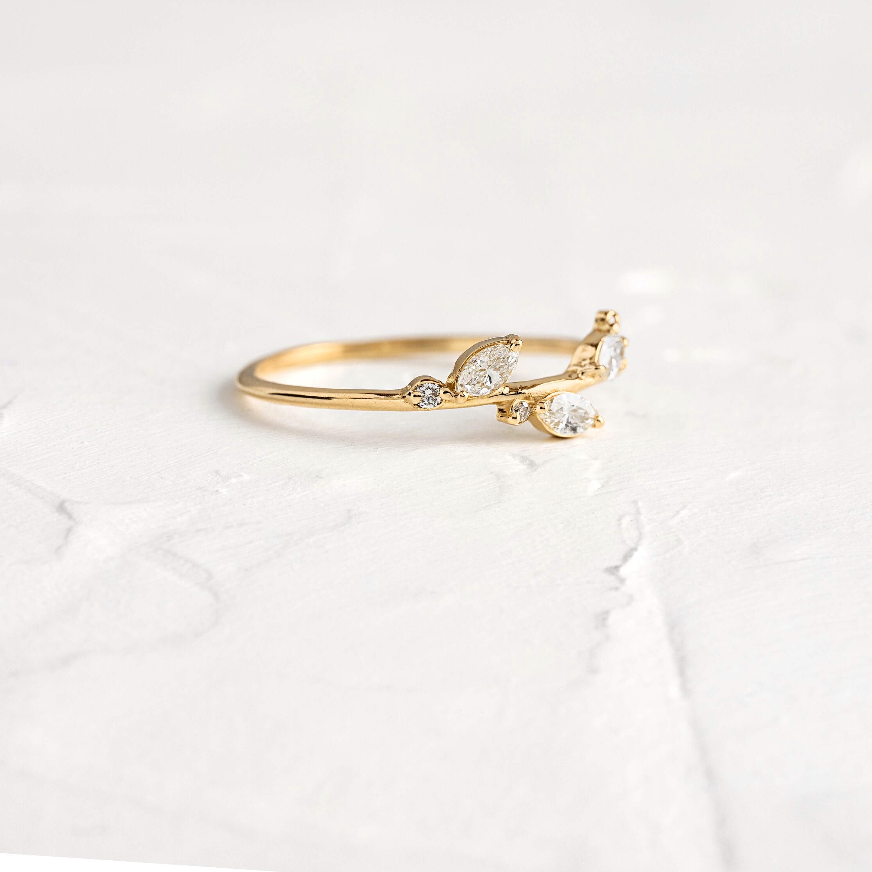 By the Bushel Ring in Diamond | Melanie Casey Fine Jewelry