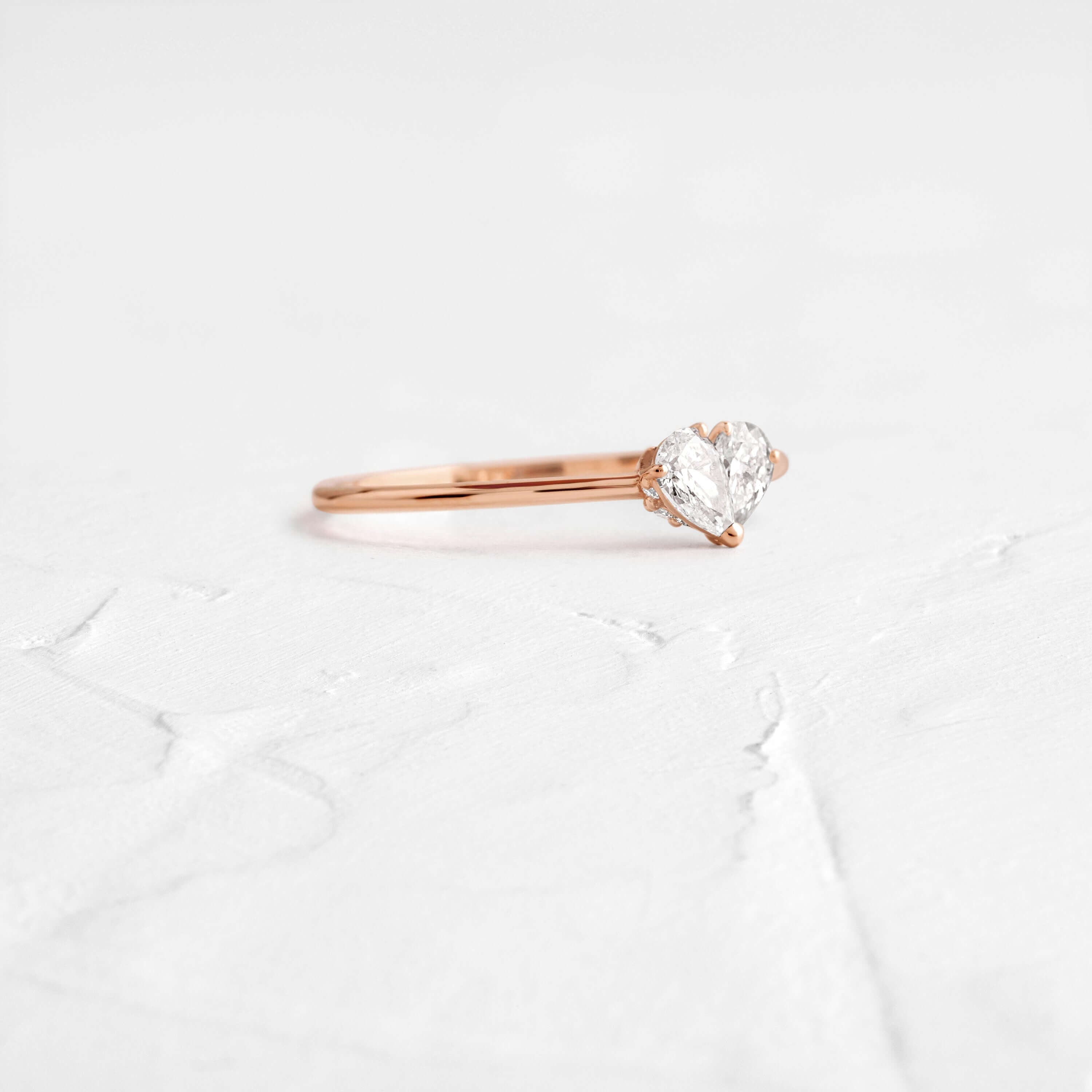 Overlap Heart Ring - Melanie Casey