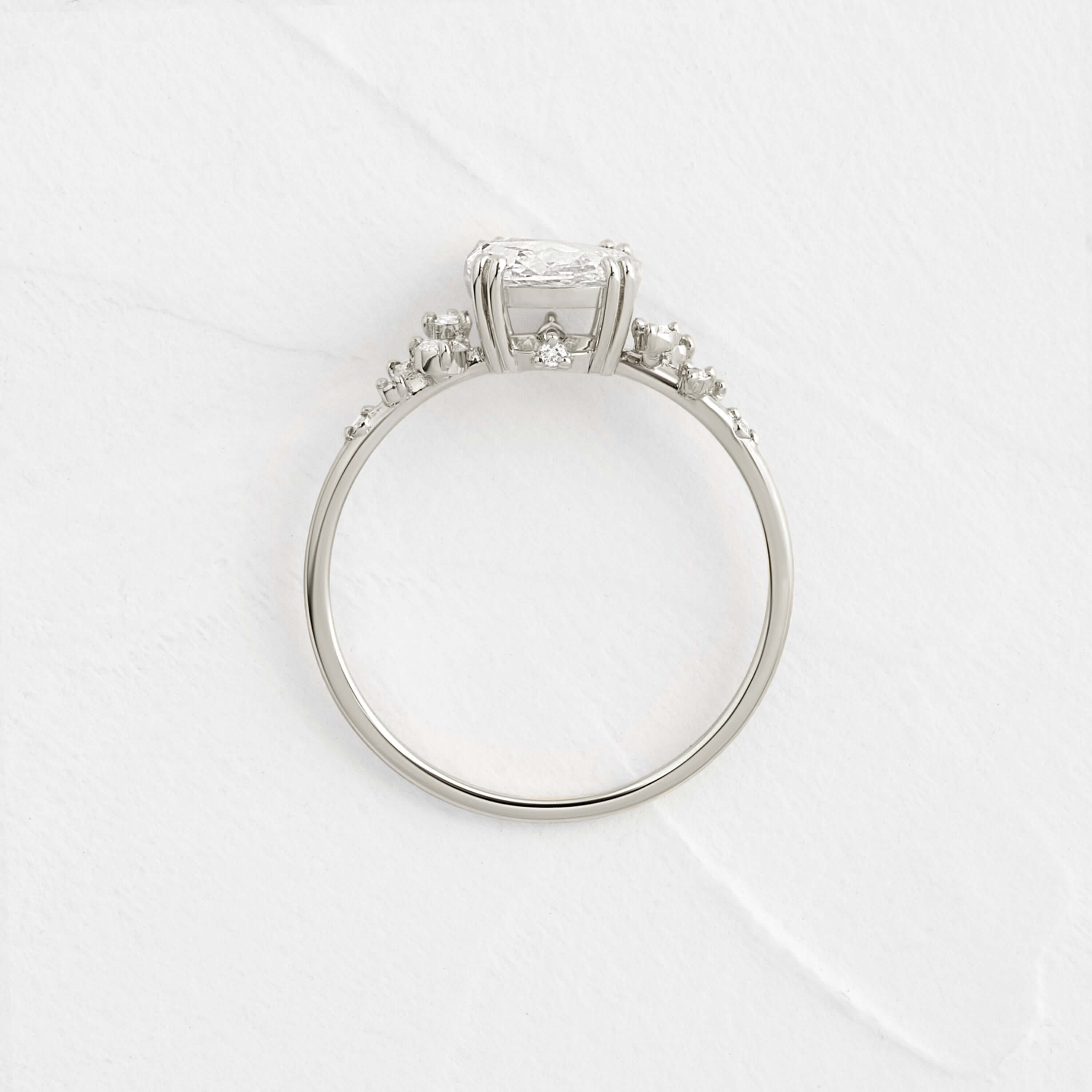 Snowdrift Ring with an Antique-Inspired Rose Cut Diamond – Melanie Casey