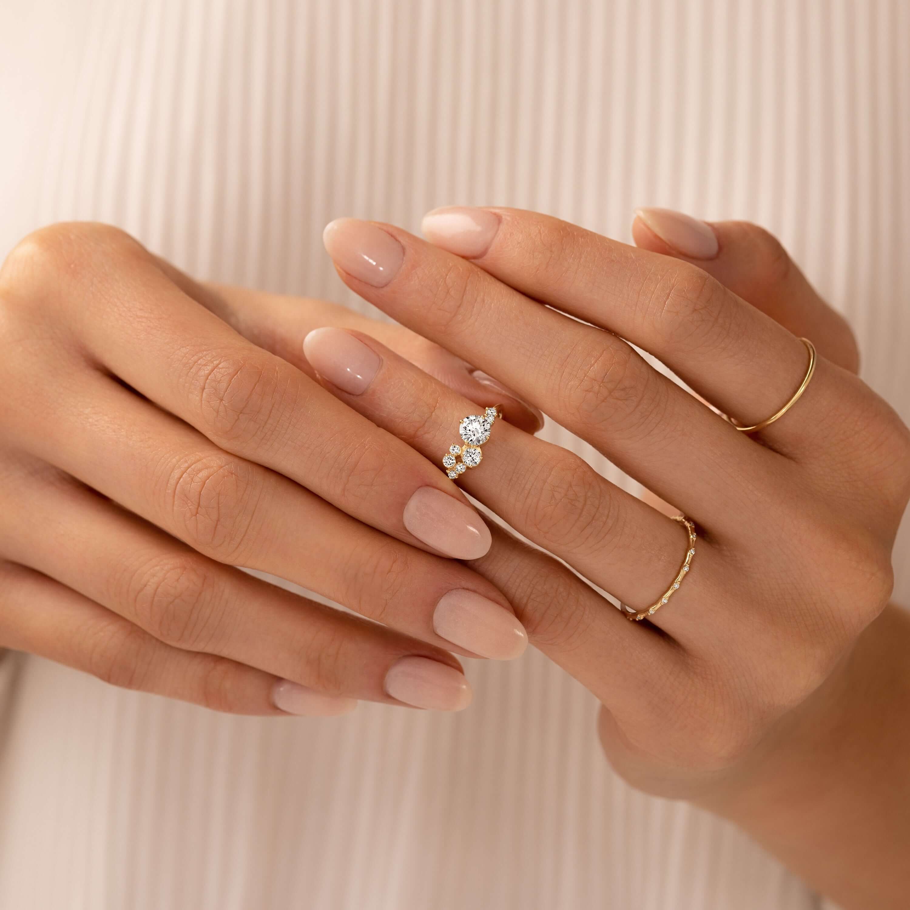 Diamond Indie Ring | Unique Cluster | Melanie Casey Fine Jewelry