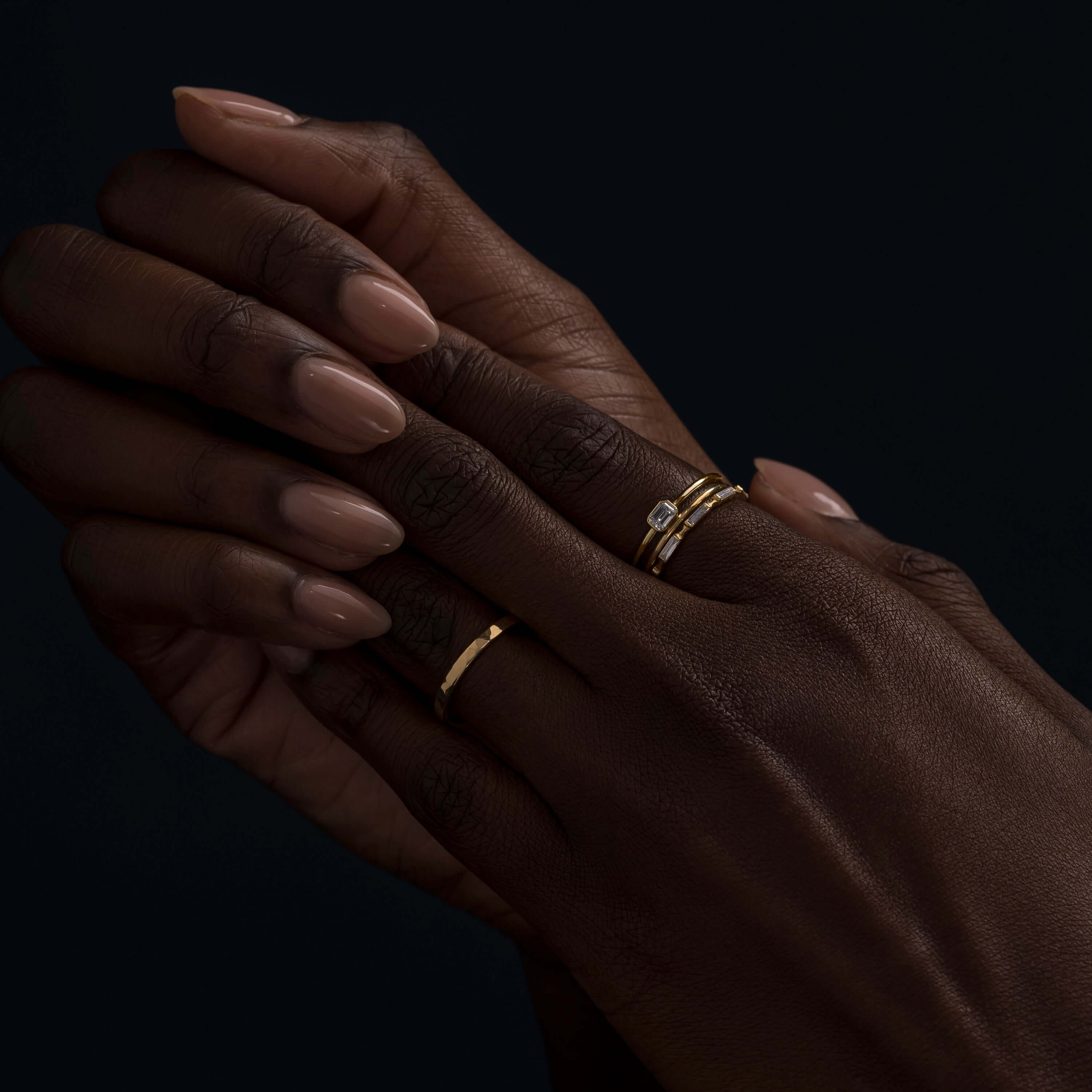 Bezel Stacking Ring | Handcrafted Diamond Ring – Melanie Casey