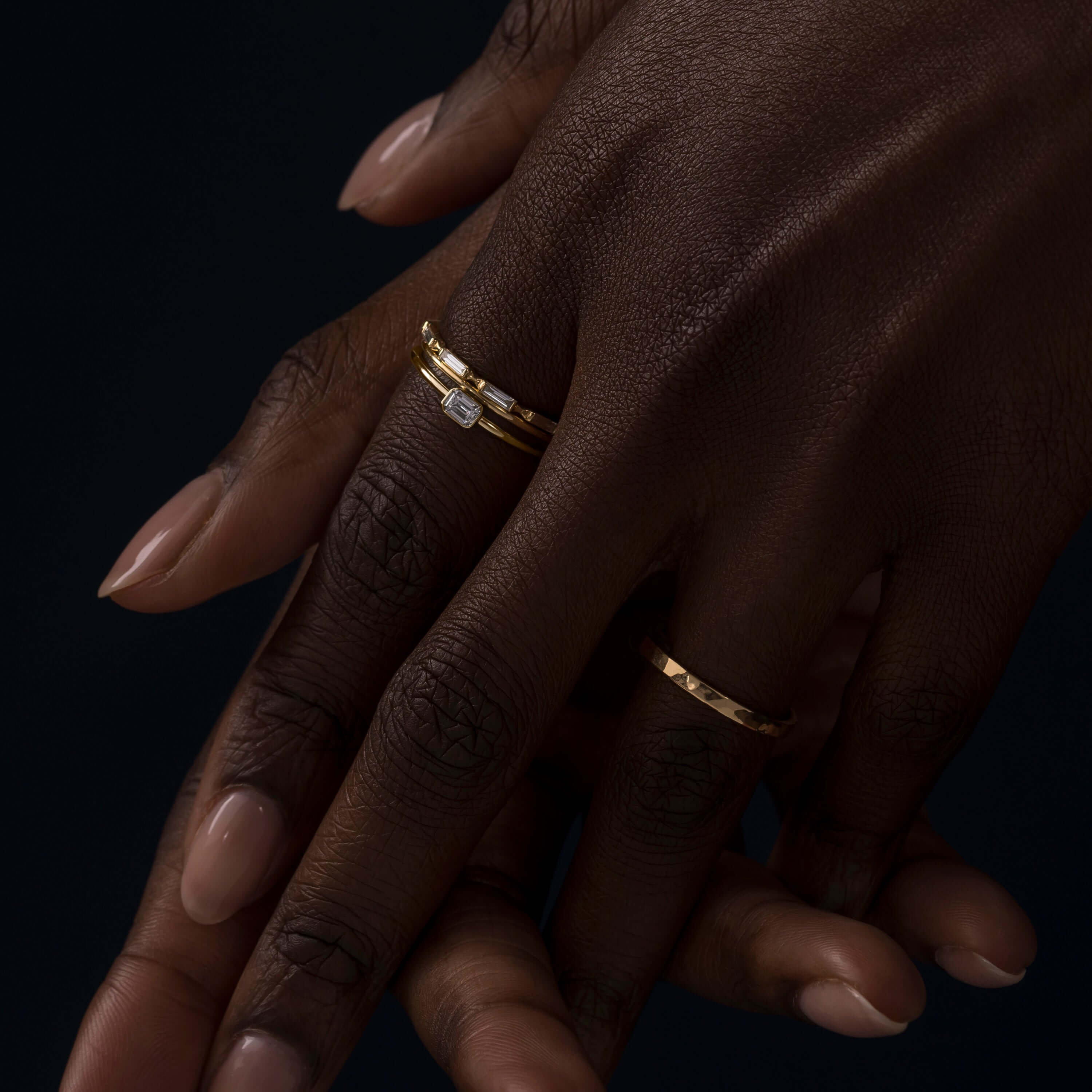 Bezel Stacking Ring | Handcrafted Diamond Ring – Melanie Casey