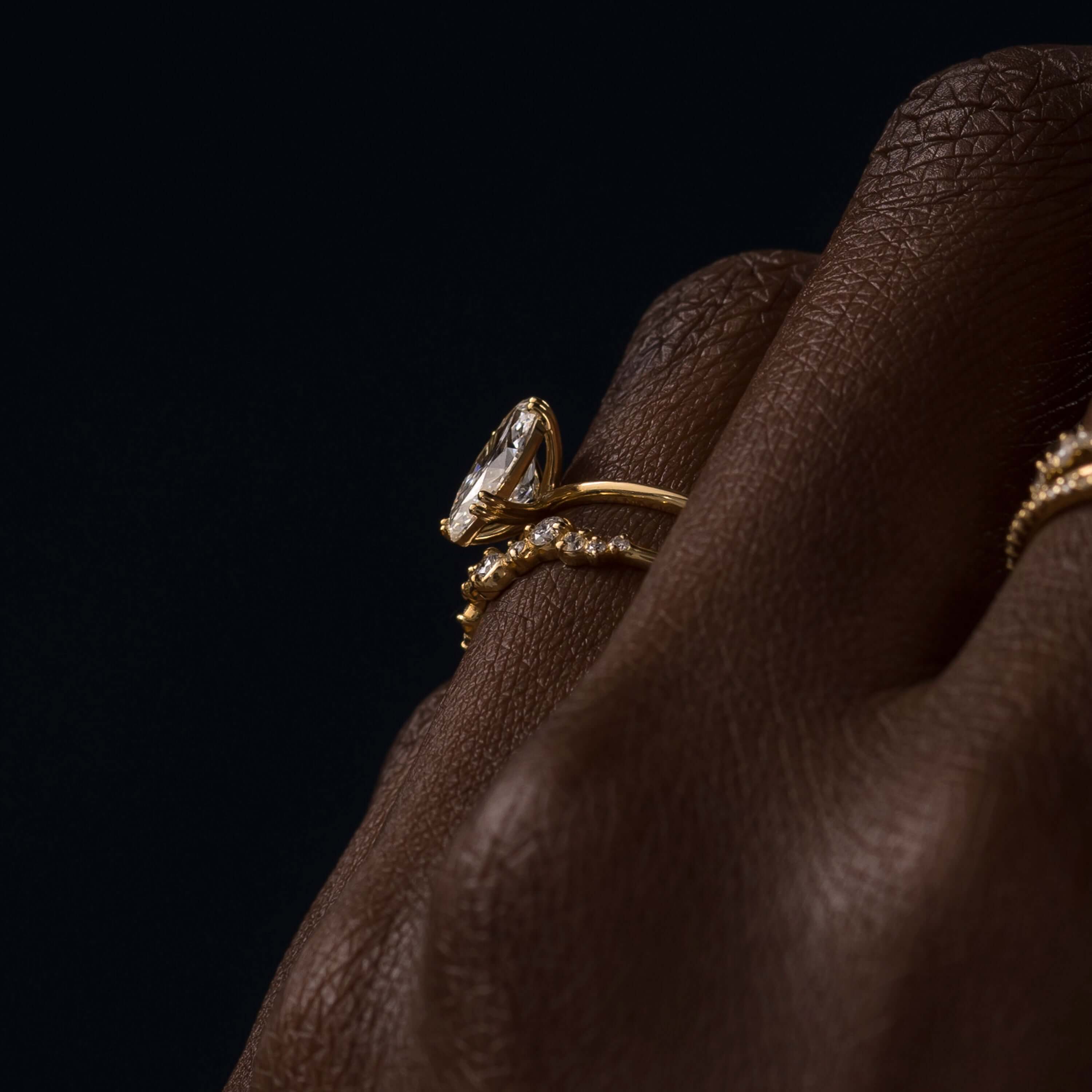 Filament Ring, Marquise Cut - Melanie Casey