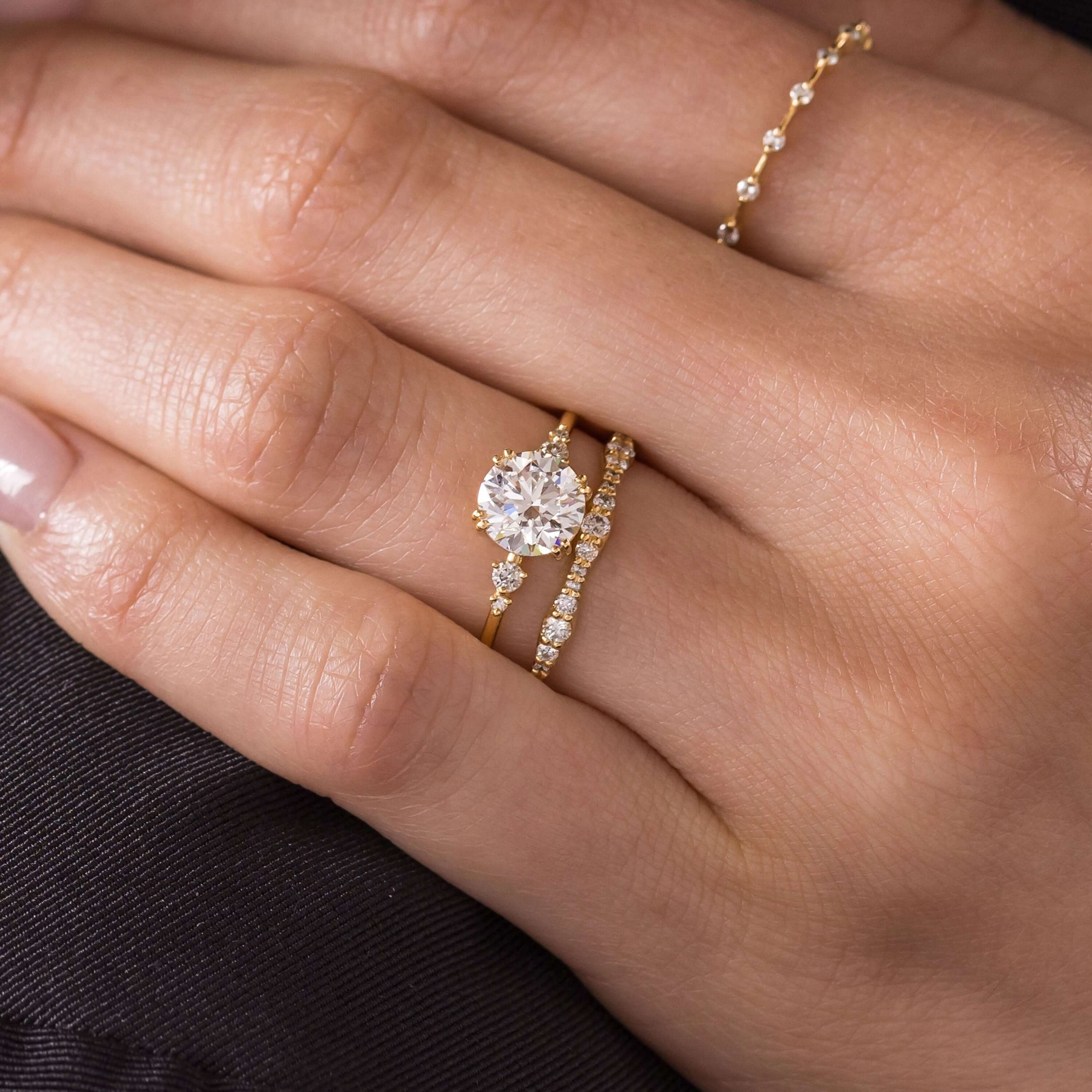Pictorial Ring, Round Cut | Melanie Casey Fine Jewelry | Engagement Ring