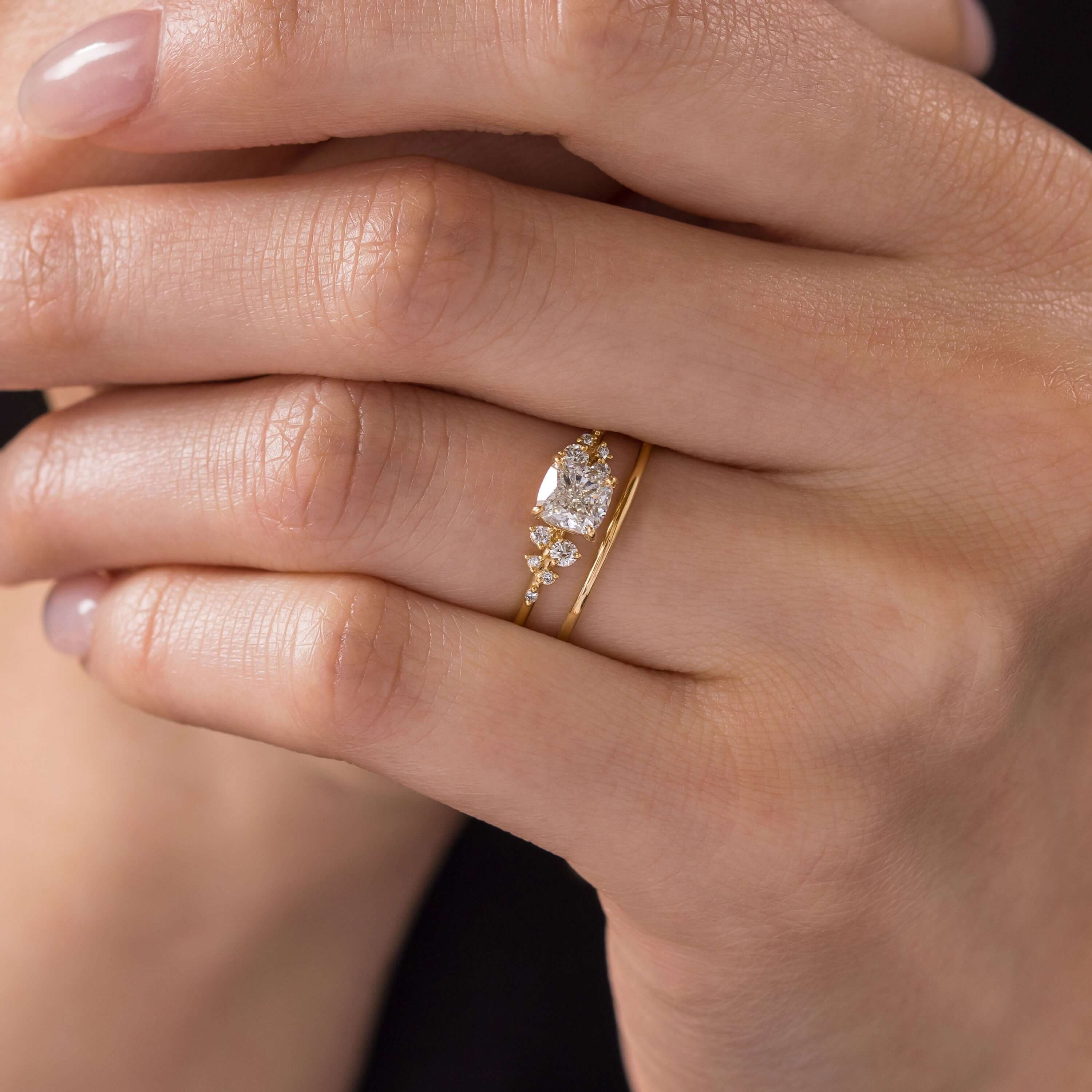 Snowdrift Ring, Cushion Cut | Handcrafted Engagement Ring | Melanie Casey