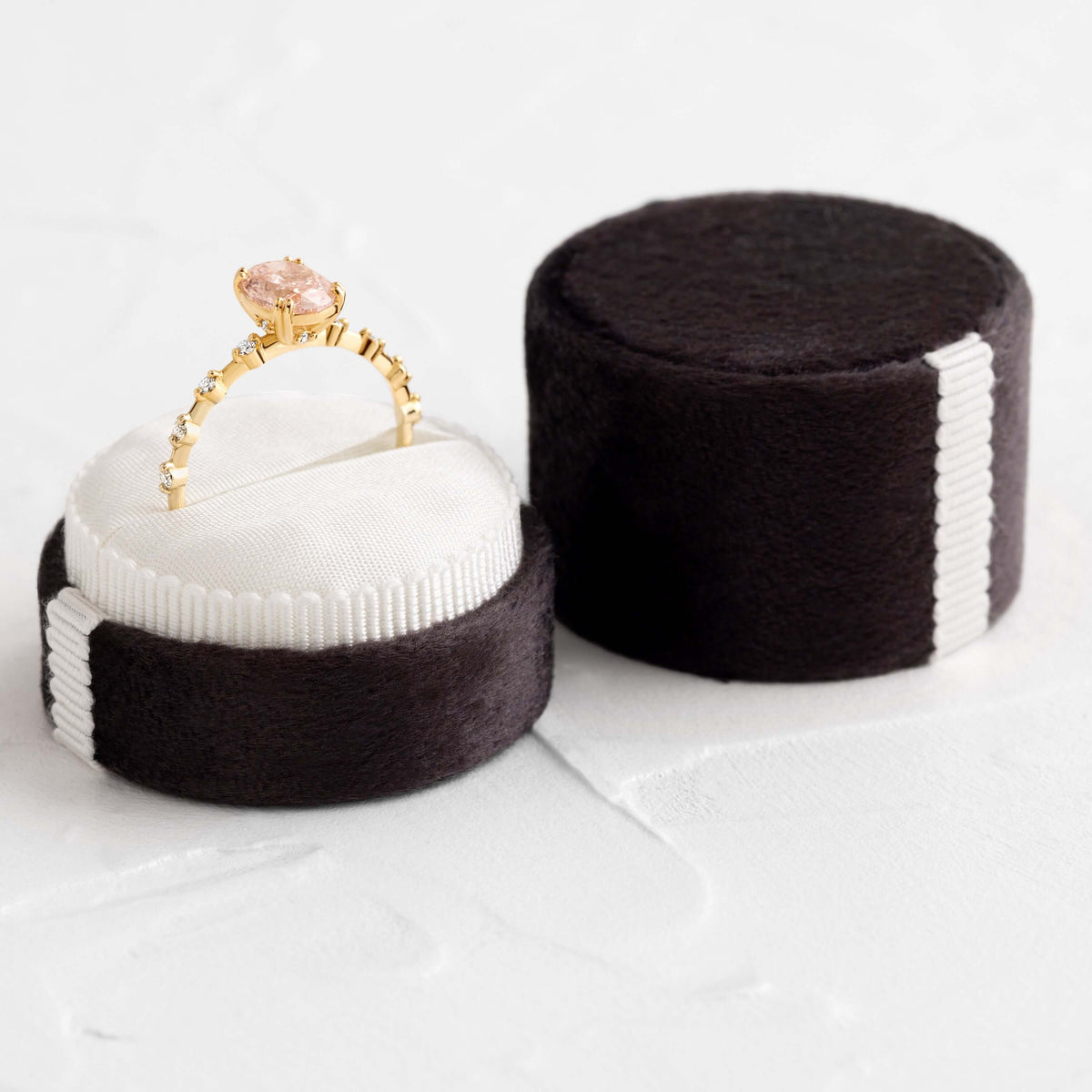 Handcrafted Velvet Ring Boxes from Melanie Casey Fine Jewelry