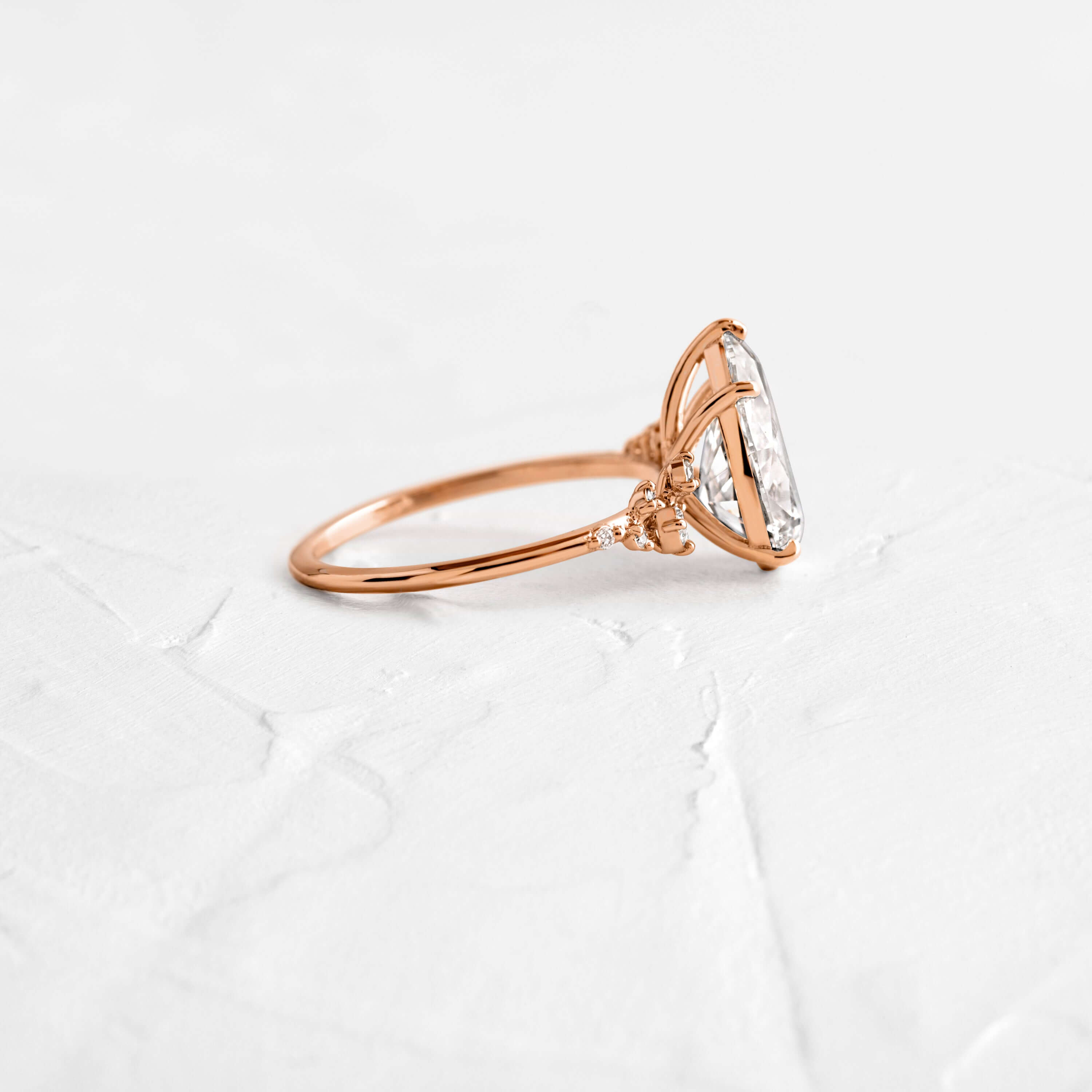 Snowdrift Ring, Pear Cut | Melanie Casey