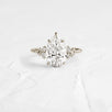 Snowdrift Ring with Pear Cut Diamond by Melanie Casey