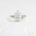 Snowdrift Ring with Pear Cut Diamond by Melanie Casey