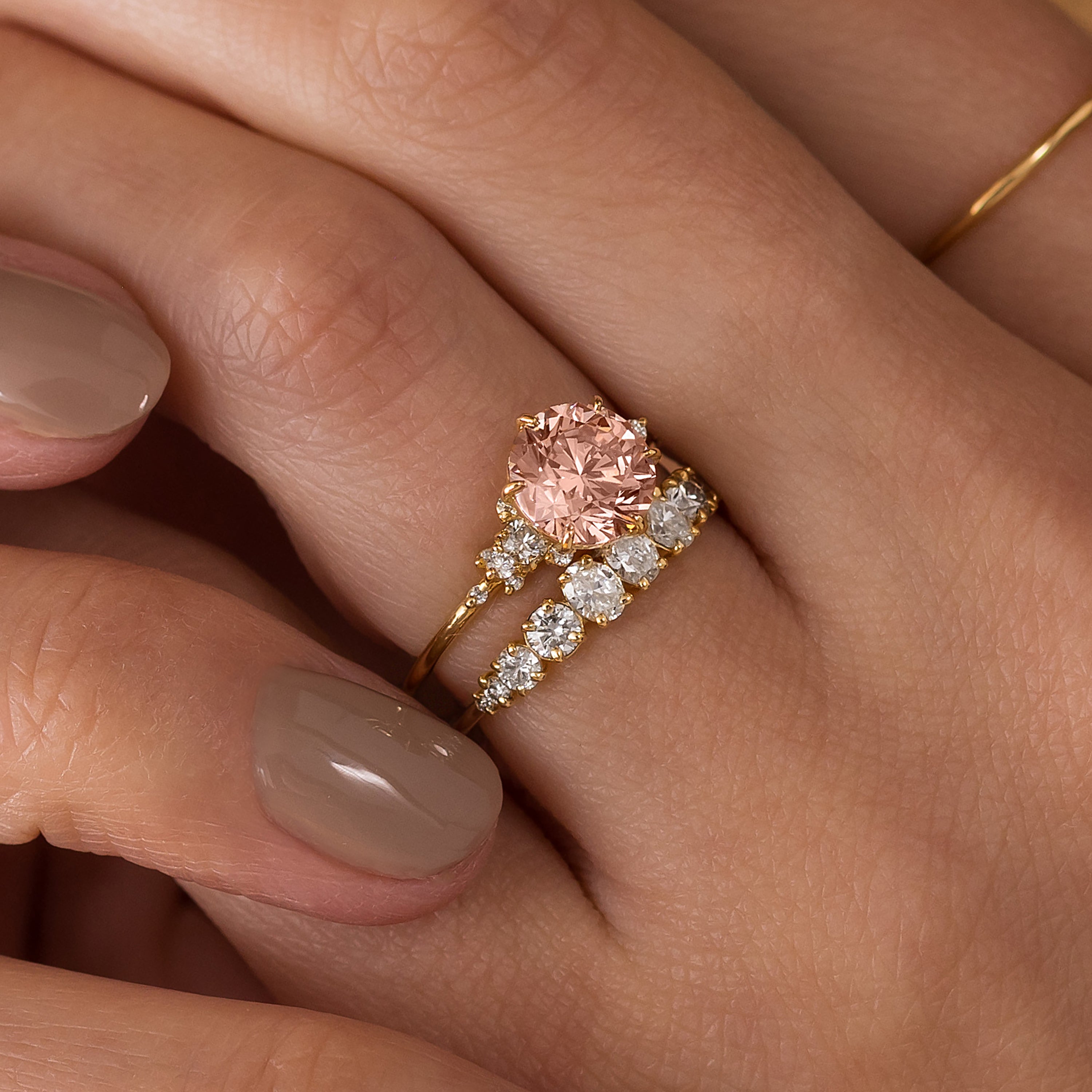 Perspective Band | Engagement Ring by Melanie Casey
