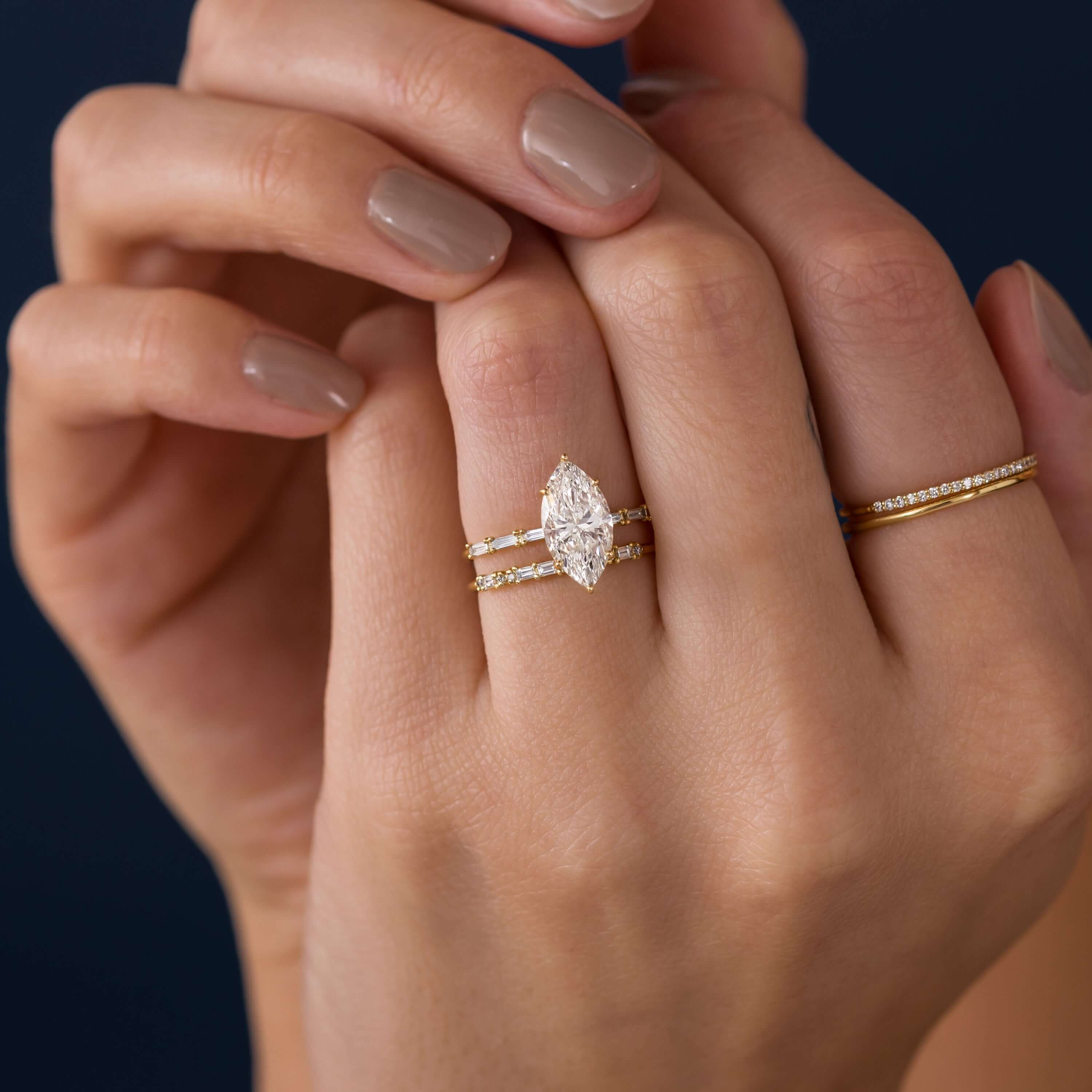 Fluency Ring, Marquise Cut - Melanie Casey
