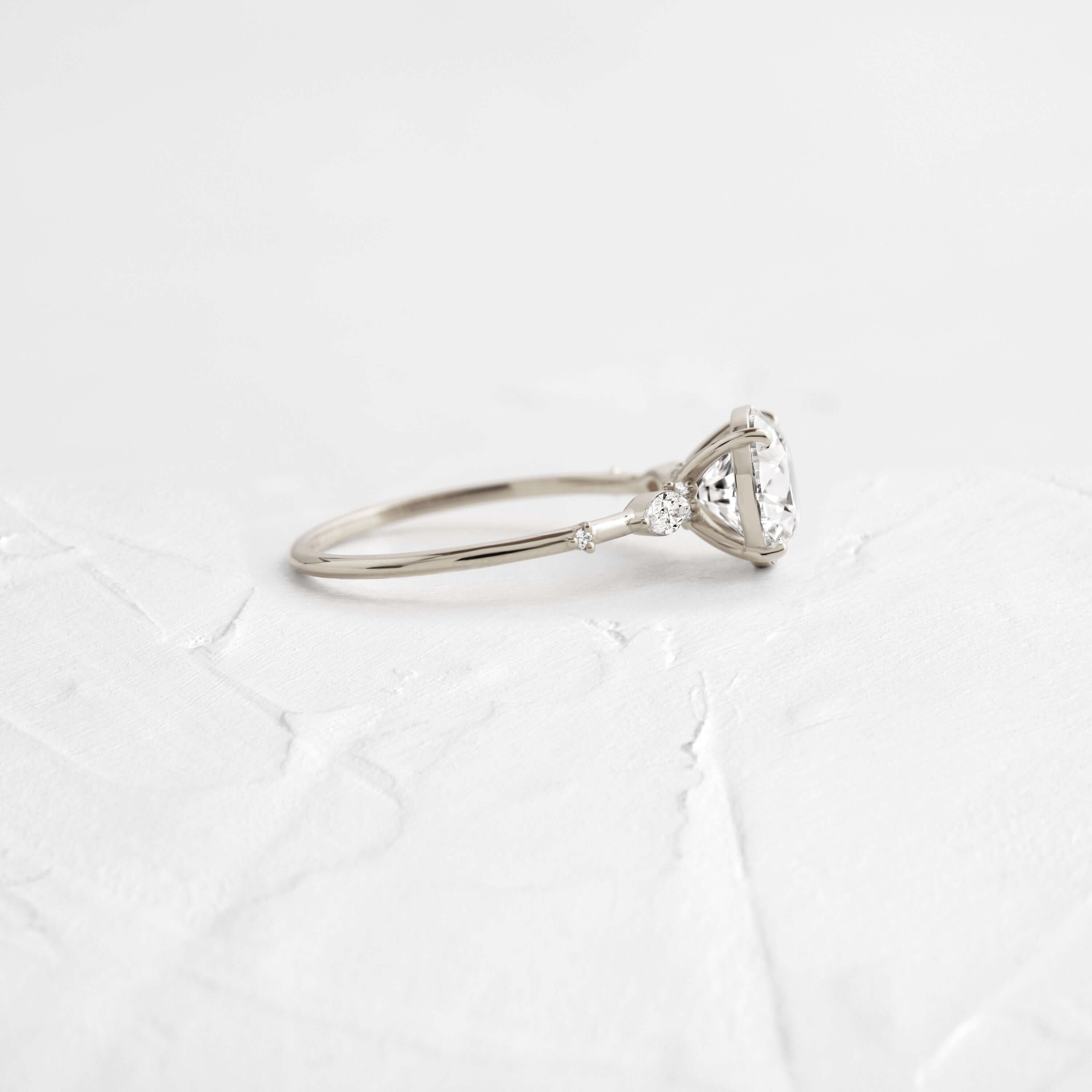 Windlass Ring, Round Cut Diamond | Melanie Casey Fine Jewelry