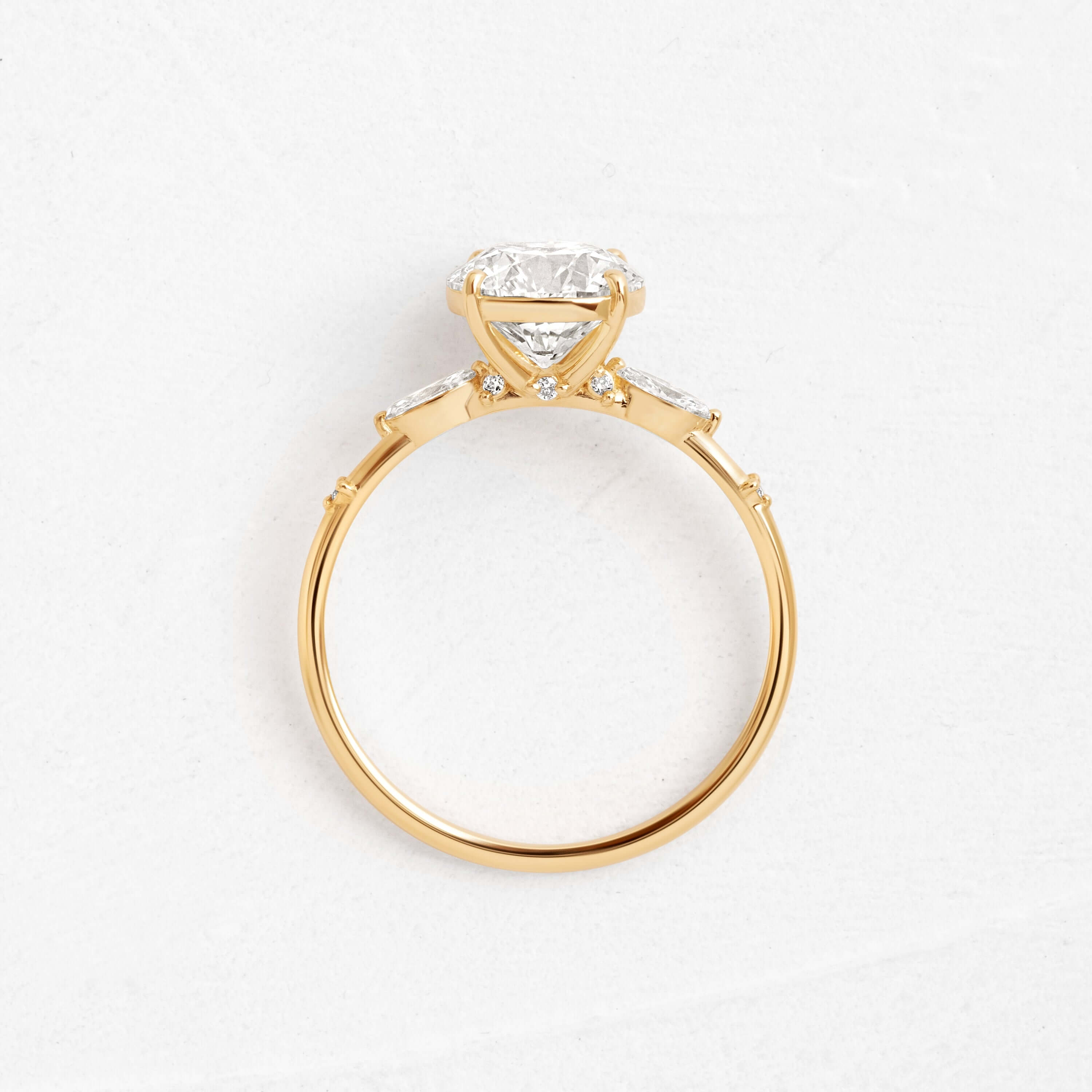 Windlass Ring, Round Cut Diamond | Melanie Casey Fine Jewelry