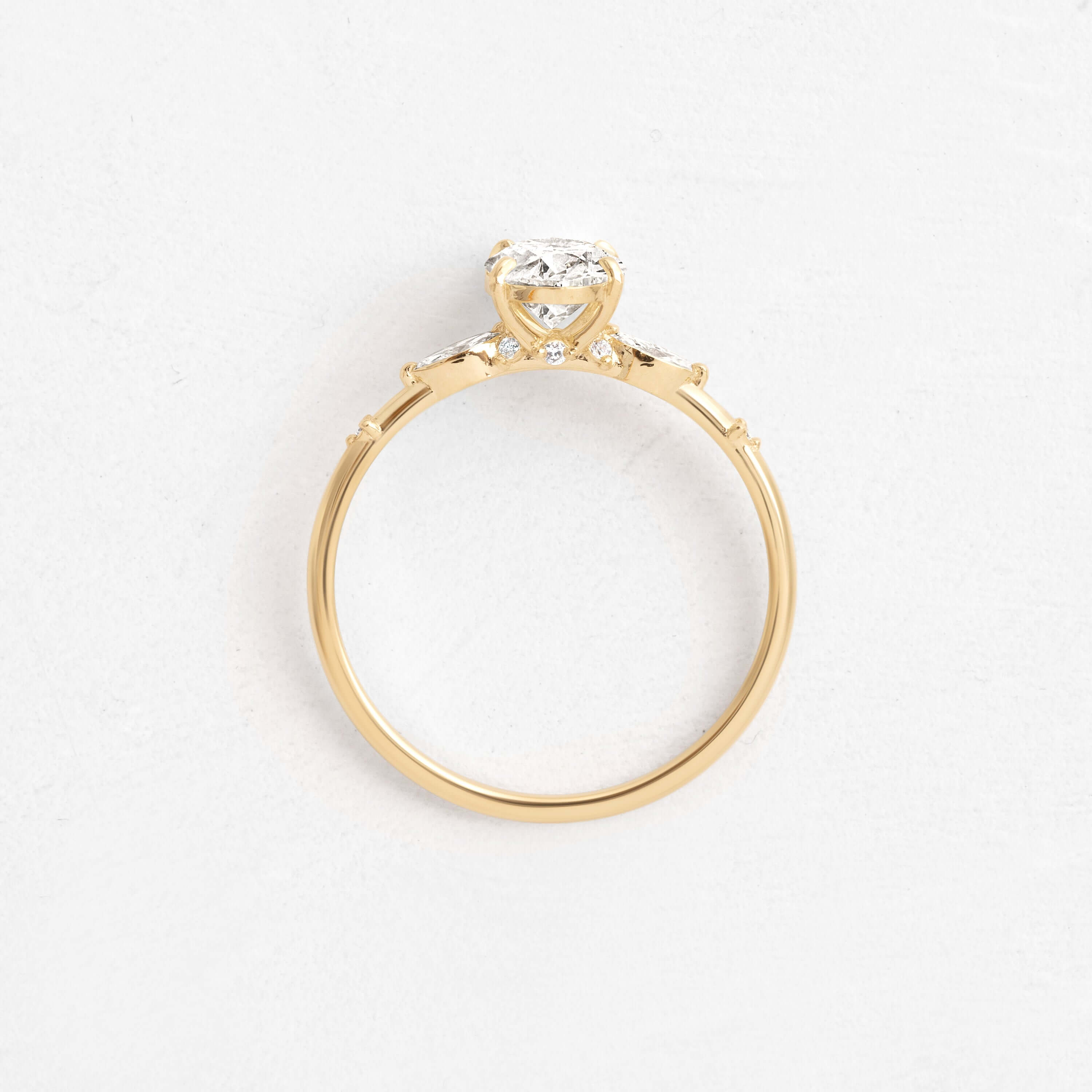 Windlass Ring, Oval Cut Diamond | Melanie Casey Fine Jewelry