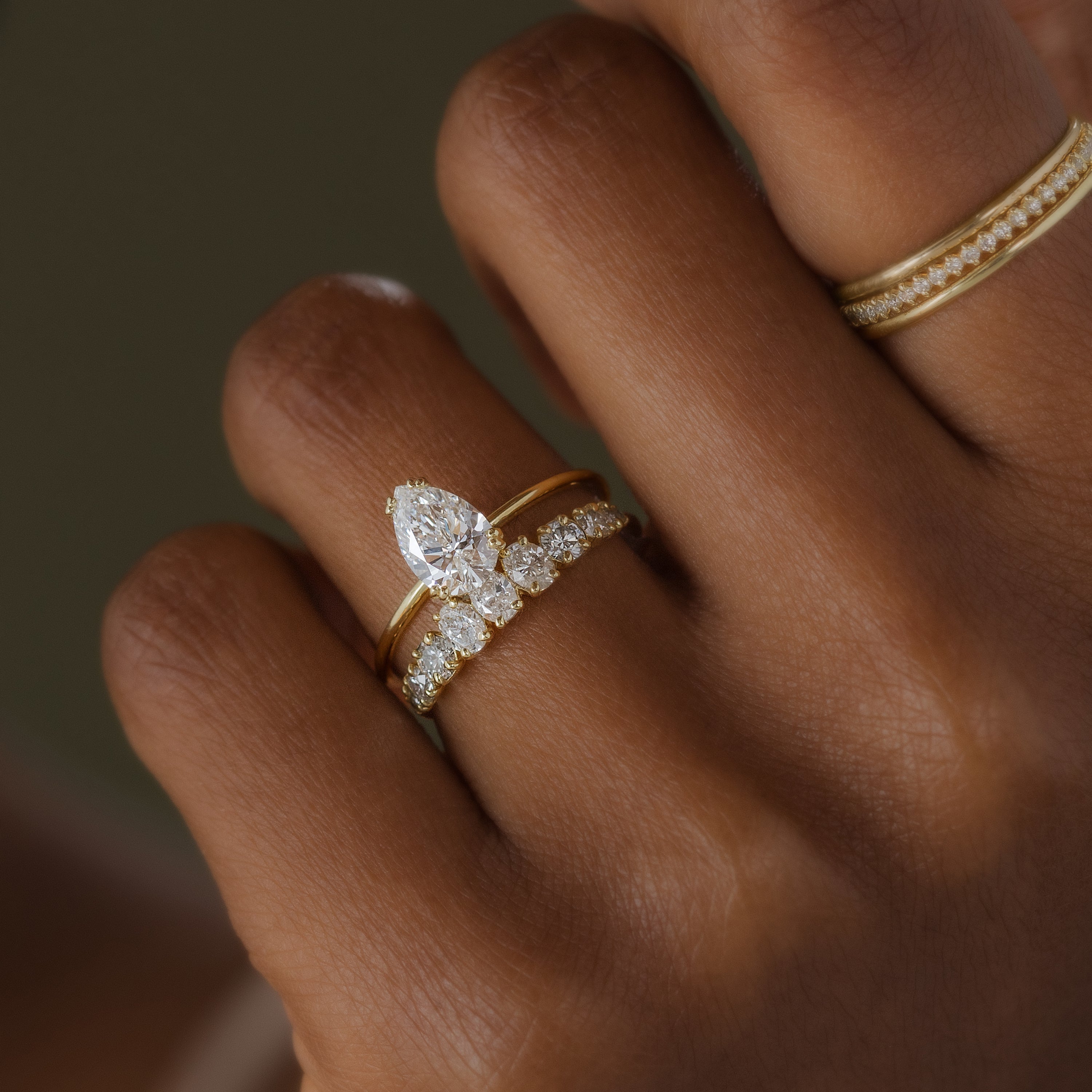 Perspective Band | Engagement Ring by Melanie Casey