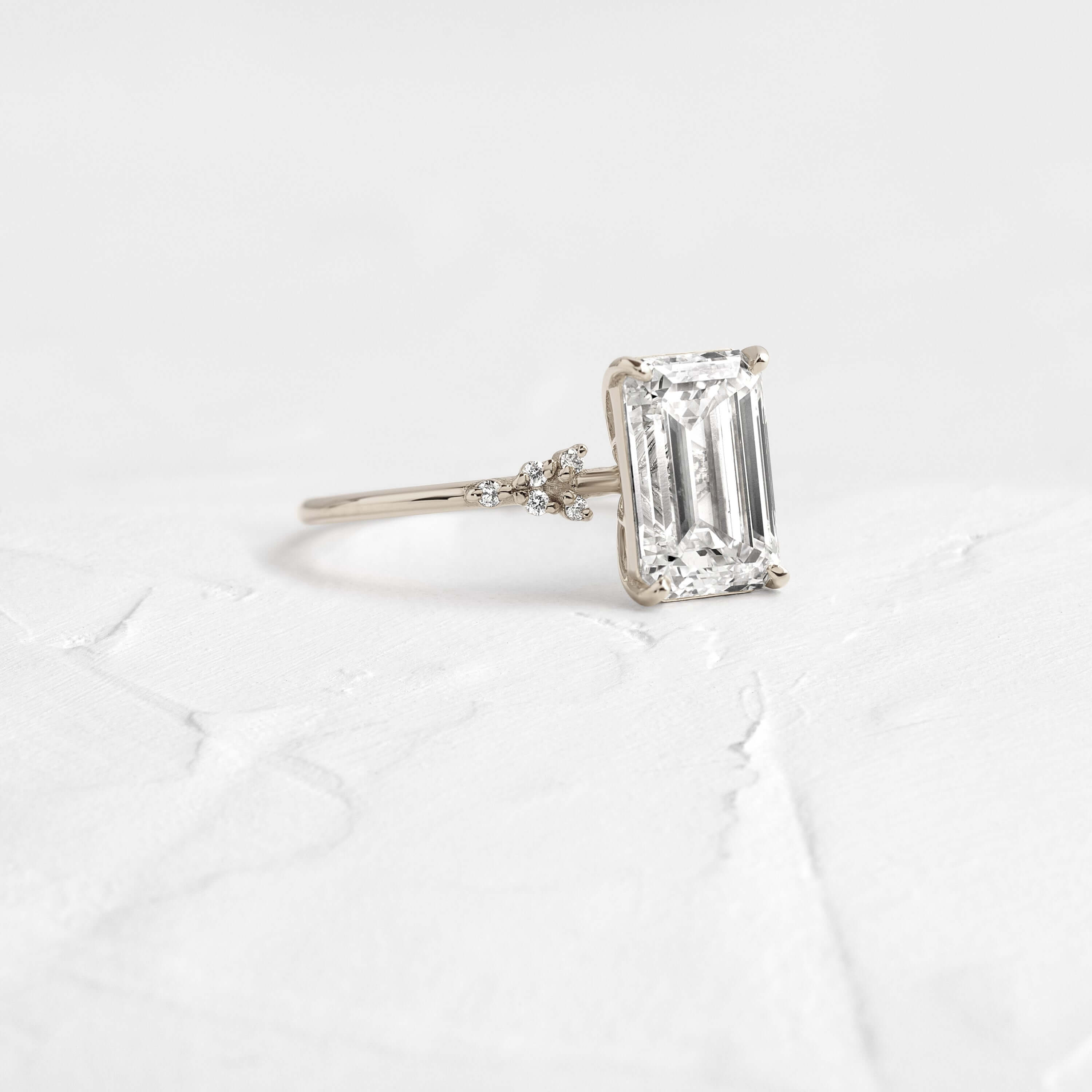 Lighthouse Ring, Emerald Cut - Melanie Casey