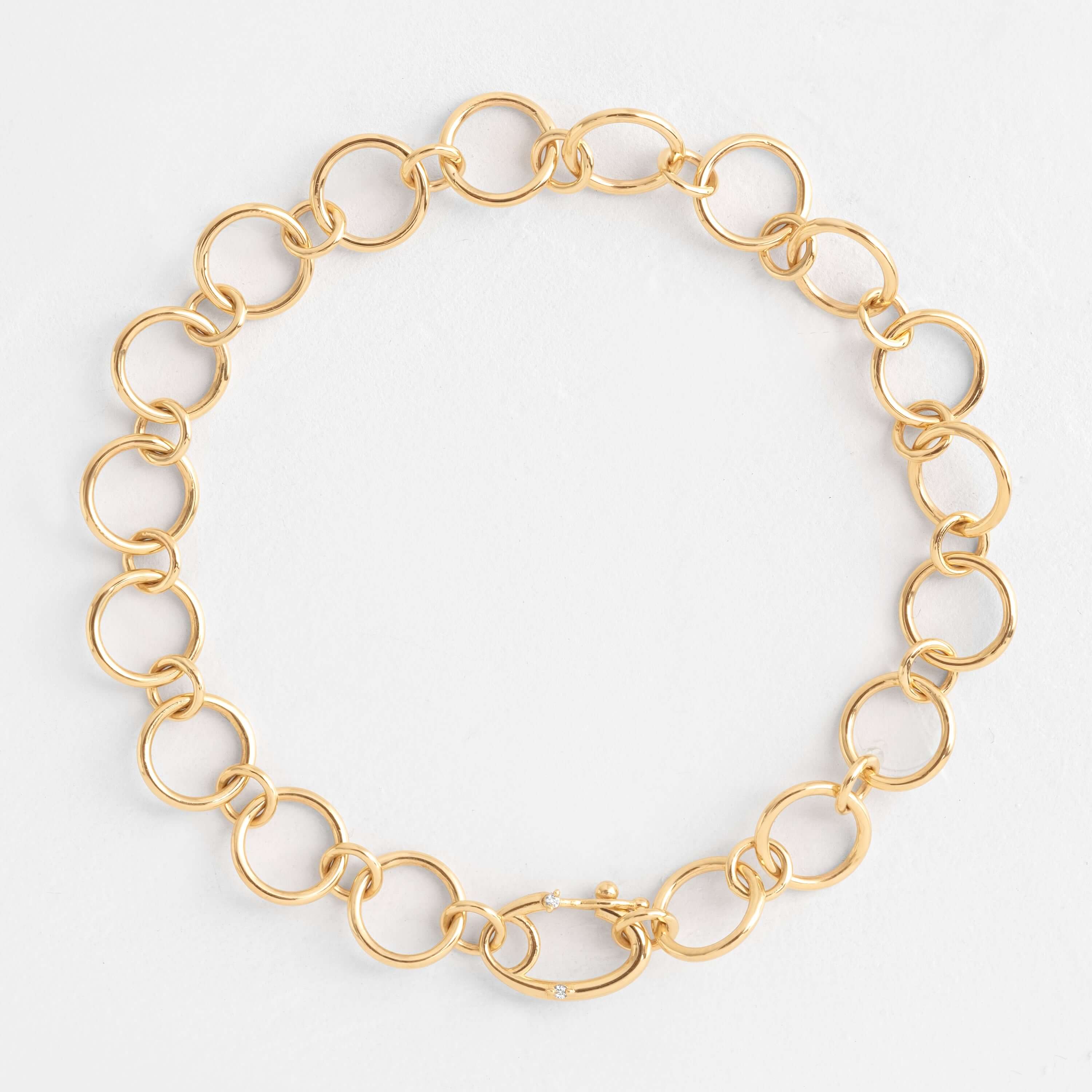 Oval Catch Clasp Chain Bracelet | Melanie Casey Fine Jewelry