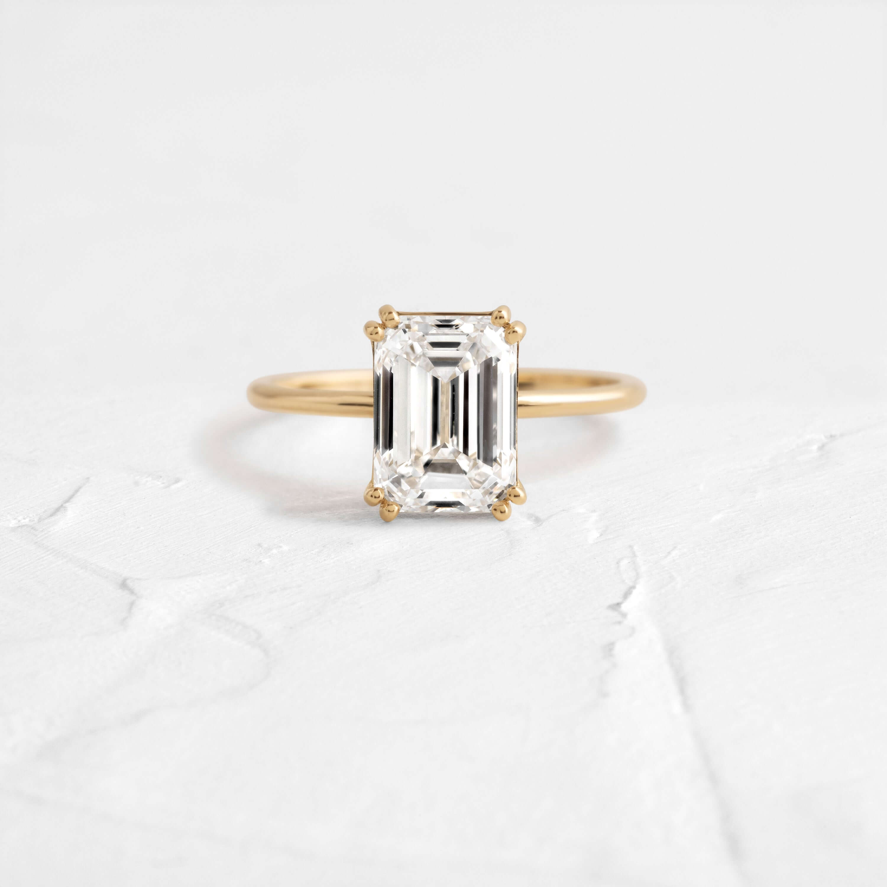 Filament Ring, Emerald Cut | Melanie Casey Fine Jewelry