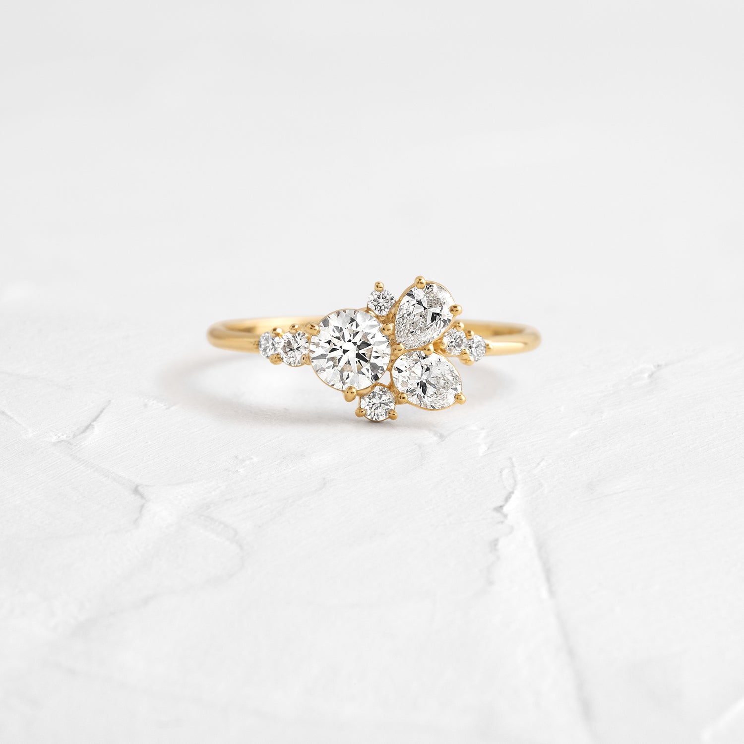 Cluster Engagement Rings | Melanie Casey