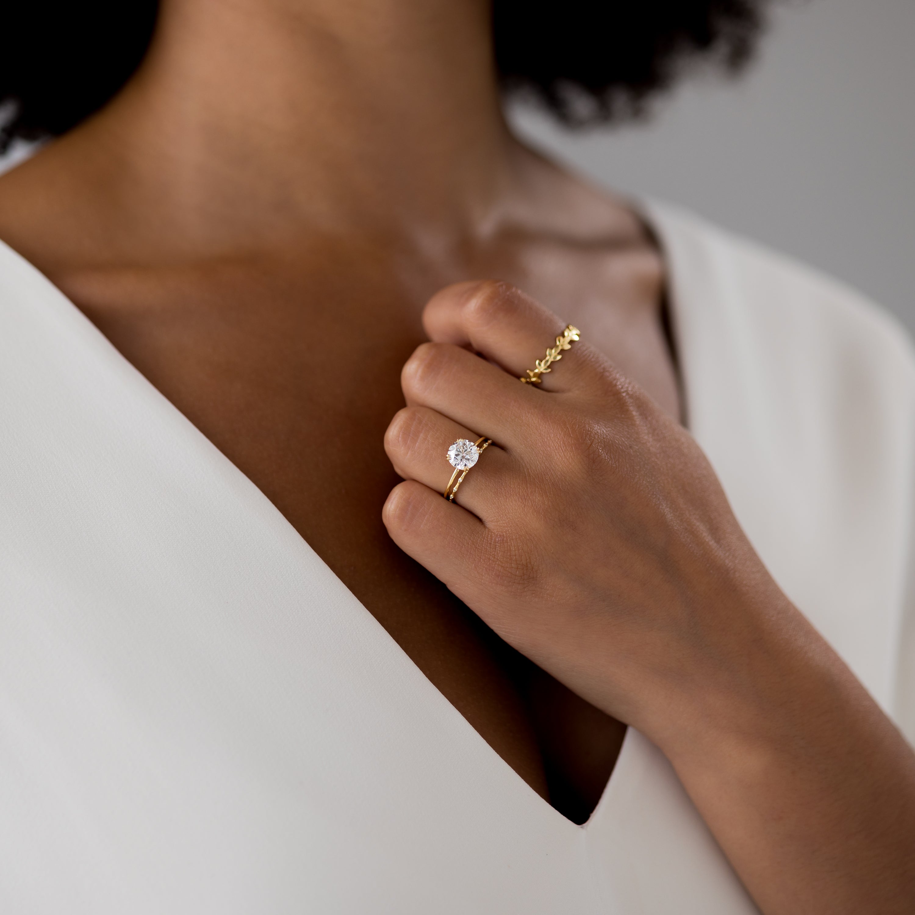 Filament Ring, Round Cut - Melanie Casey