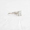 Snowdrift Ring with Radiant Cut Diamond by Melanie Casey