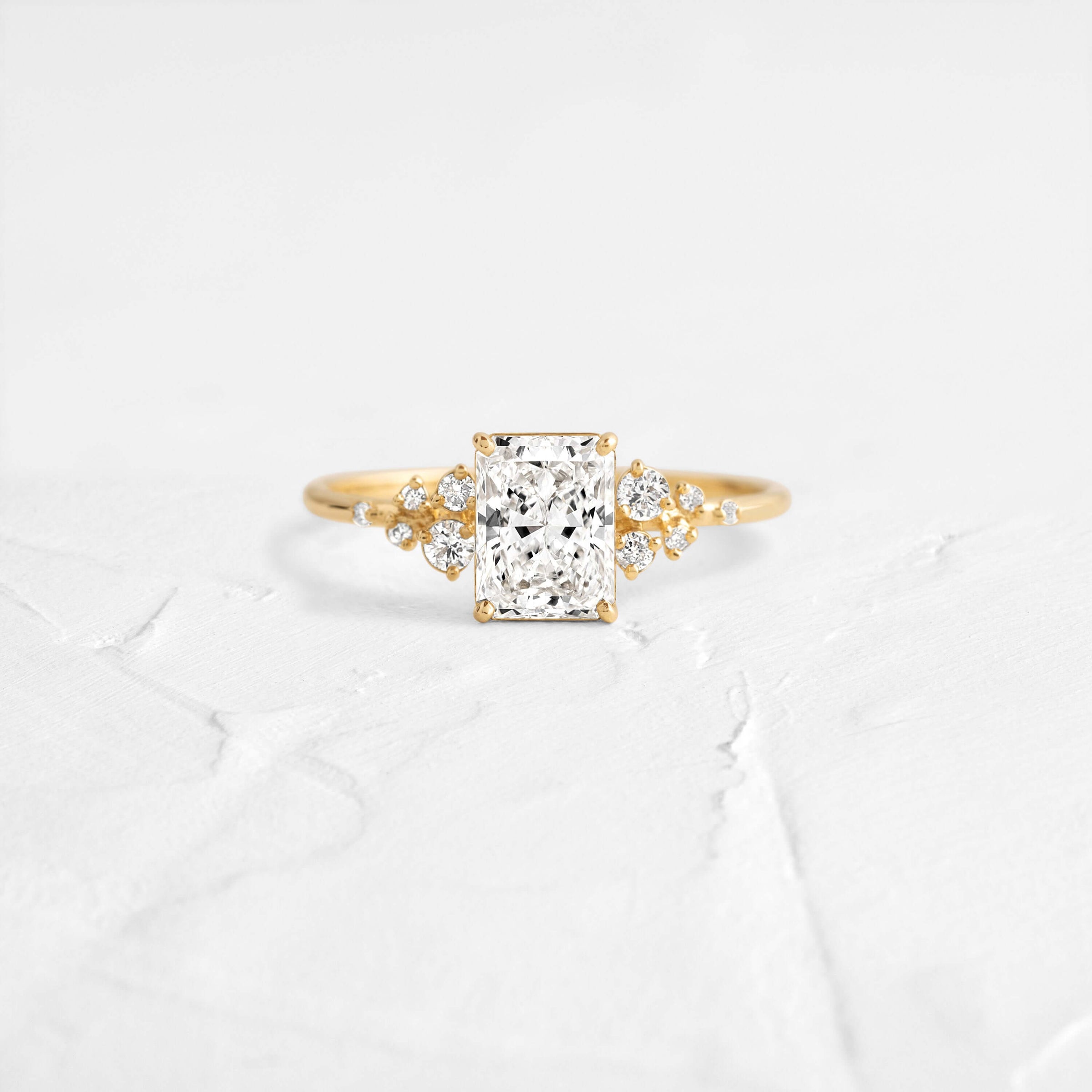 Radiant Cut Engagement Rings | Melanie Casey