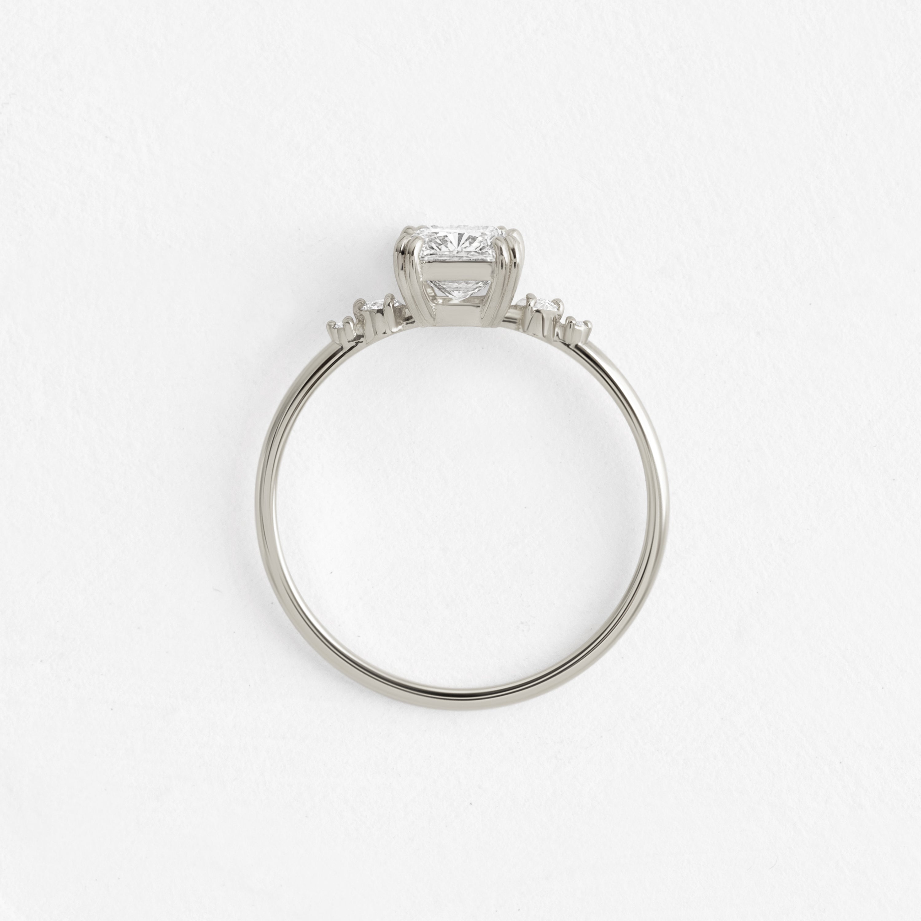Pictorial Ring, Cushion Cut | Melanie Casey Fine Jewelry | Engagement Ring