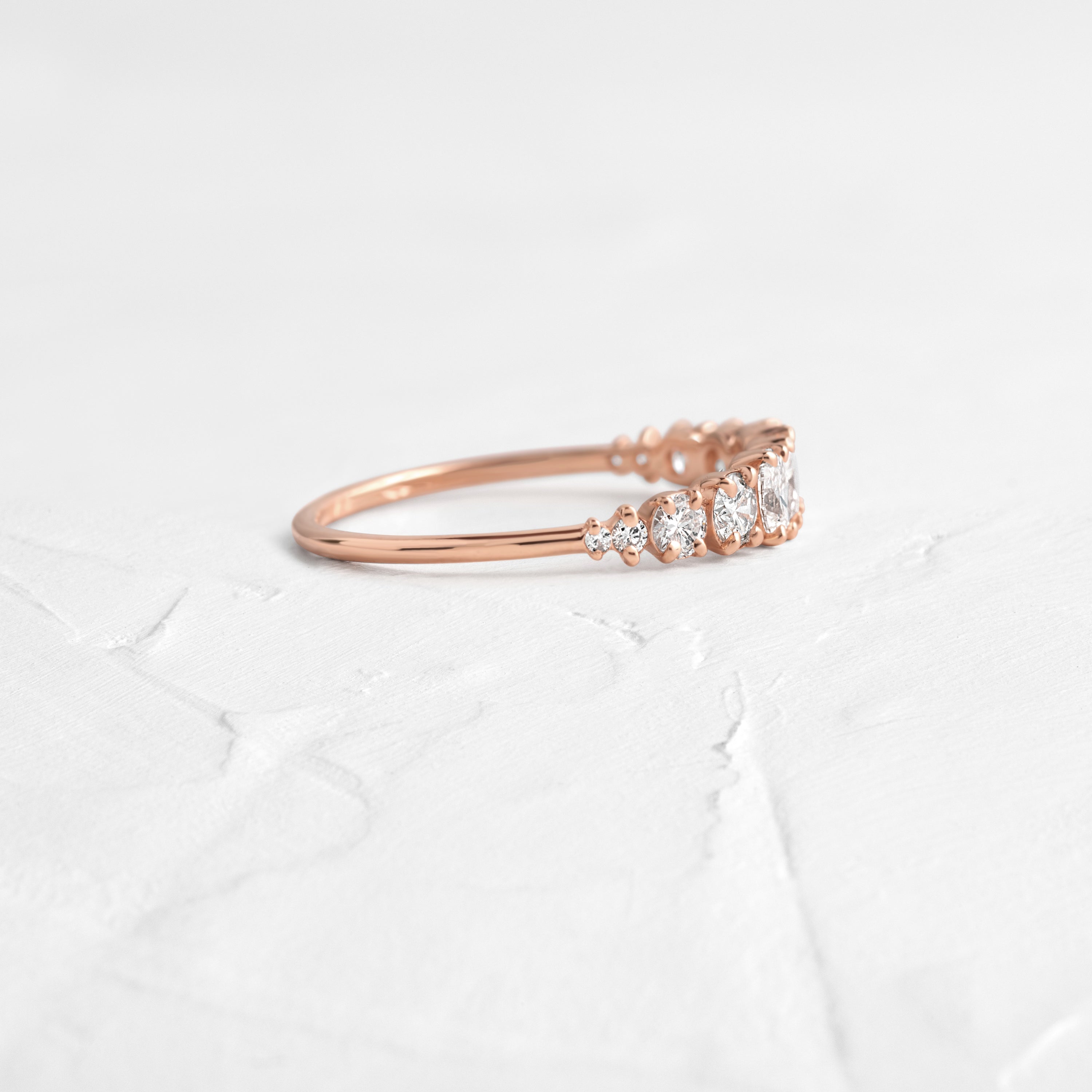 Perspective Band | Engagement Ring by Melanie Casey
