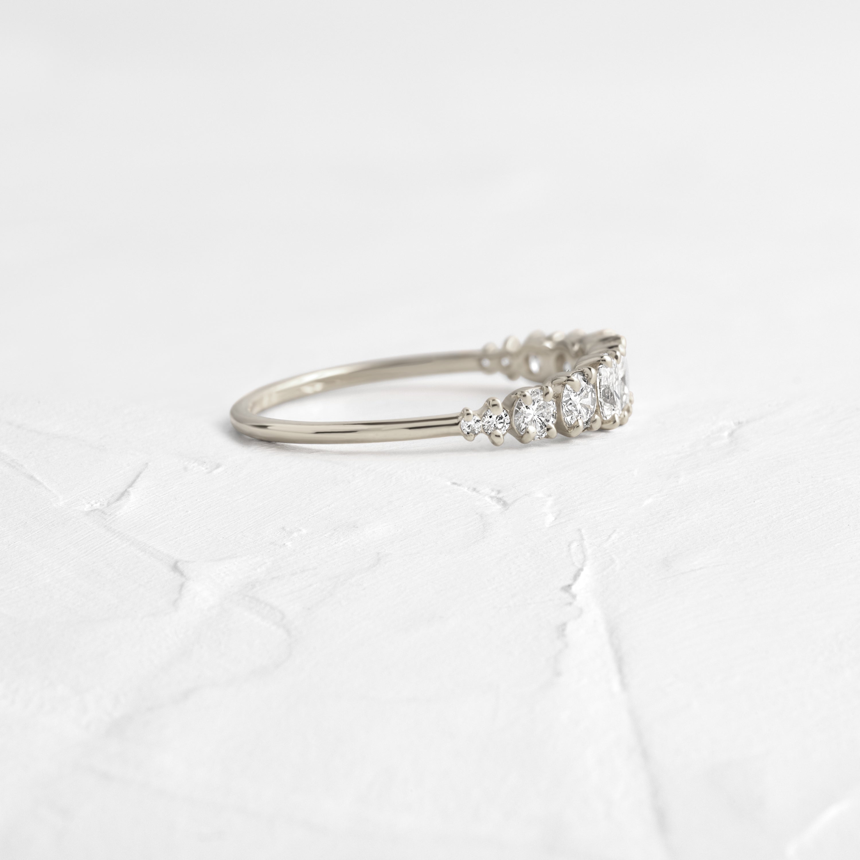 Perspective Band | Engagement Ring by Melanie Casey