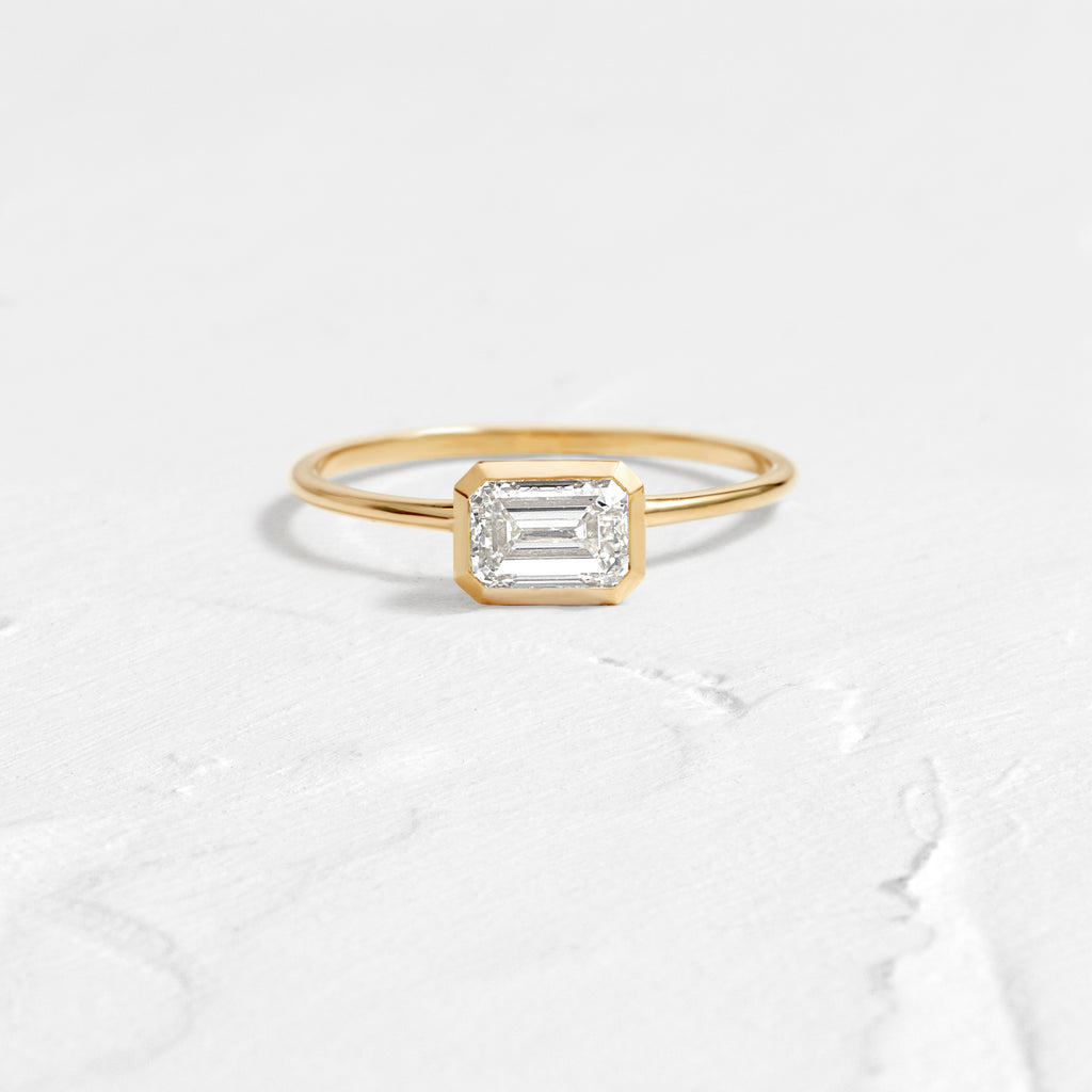 emerald cut ring making