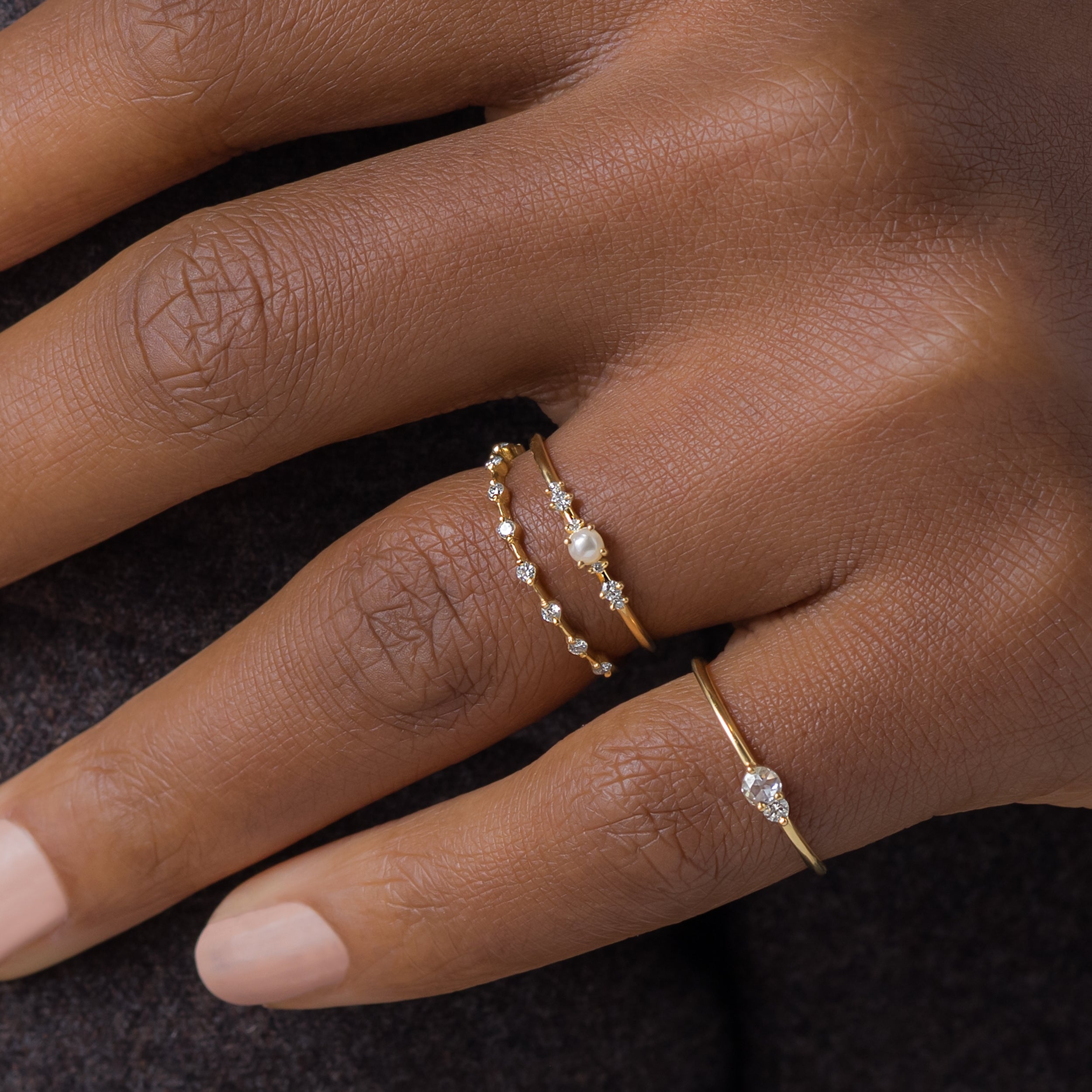 Sea Mist Ring | Handcrafted Diamond Ring – Melanie Casey