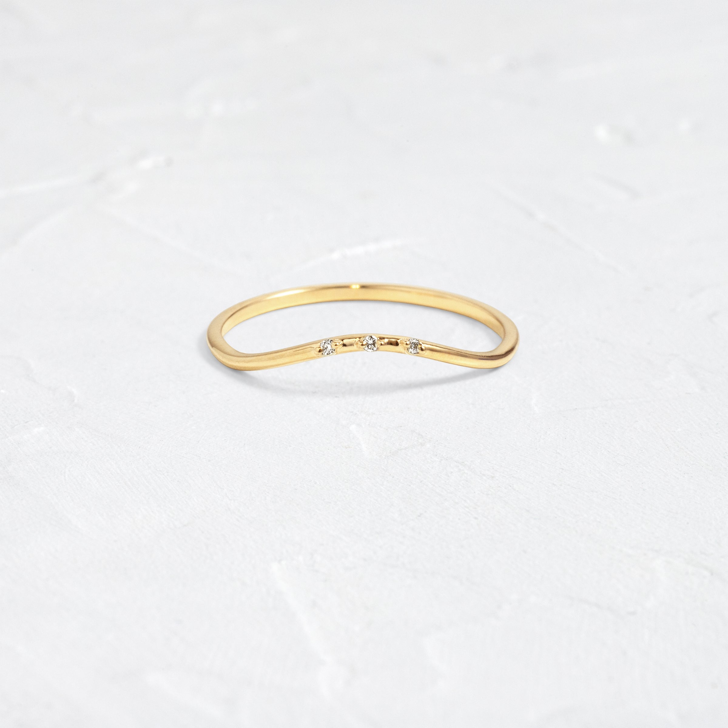 Curved Wedding Band | Melanie Casey
