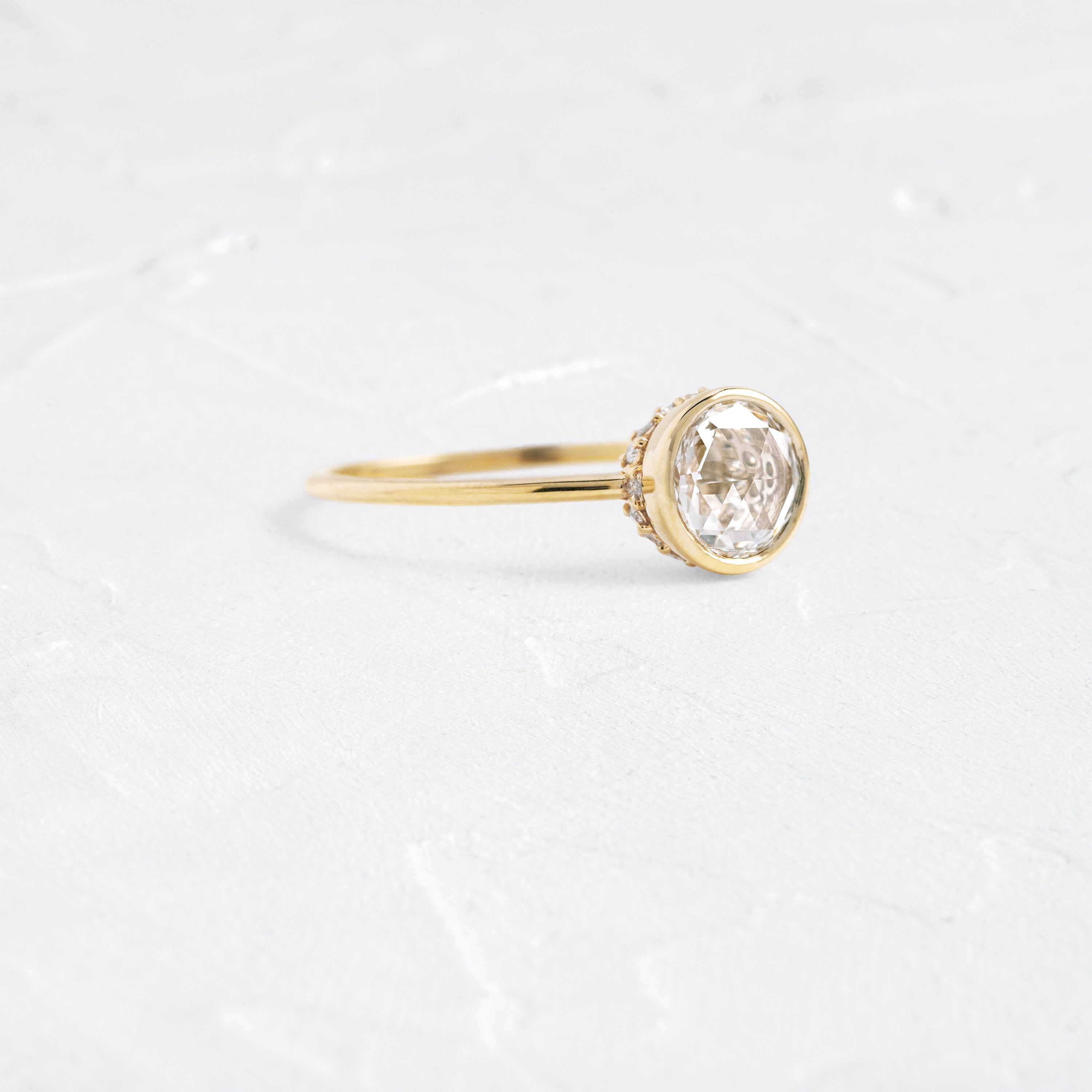 Caldera Ring, 0.47ct. Natural Rose Cut | Engagement Ring | Melanie Casey