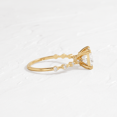 princess cut cluster ring