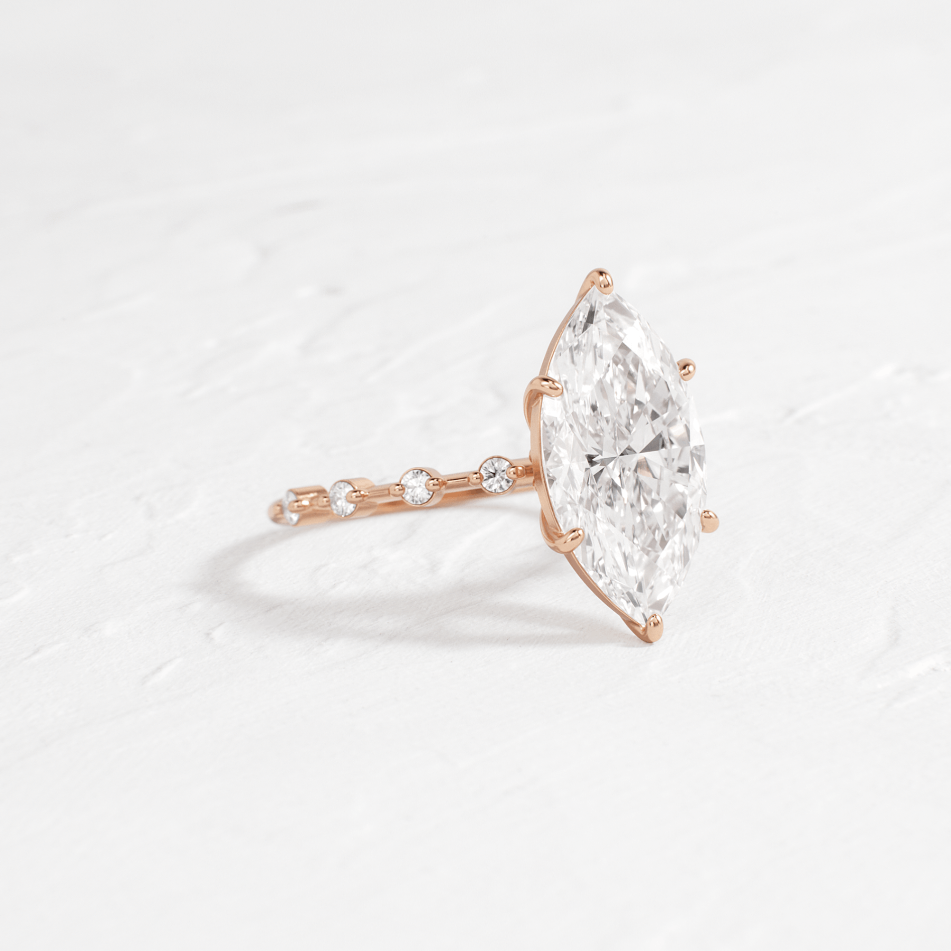 Distance Ring, Marquise Cut – Melanie Casey