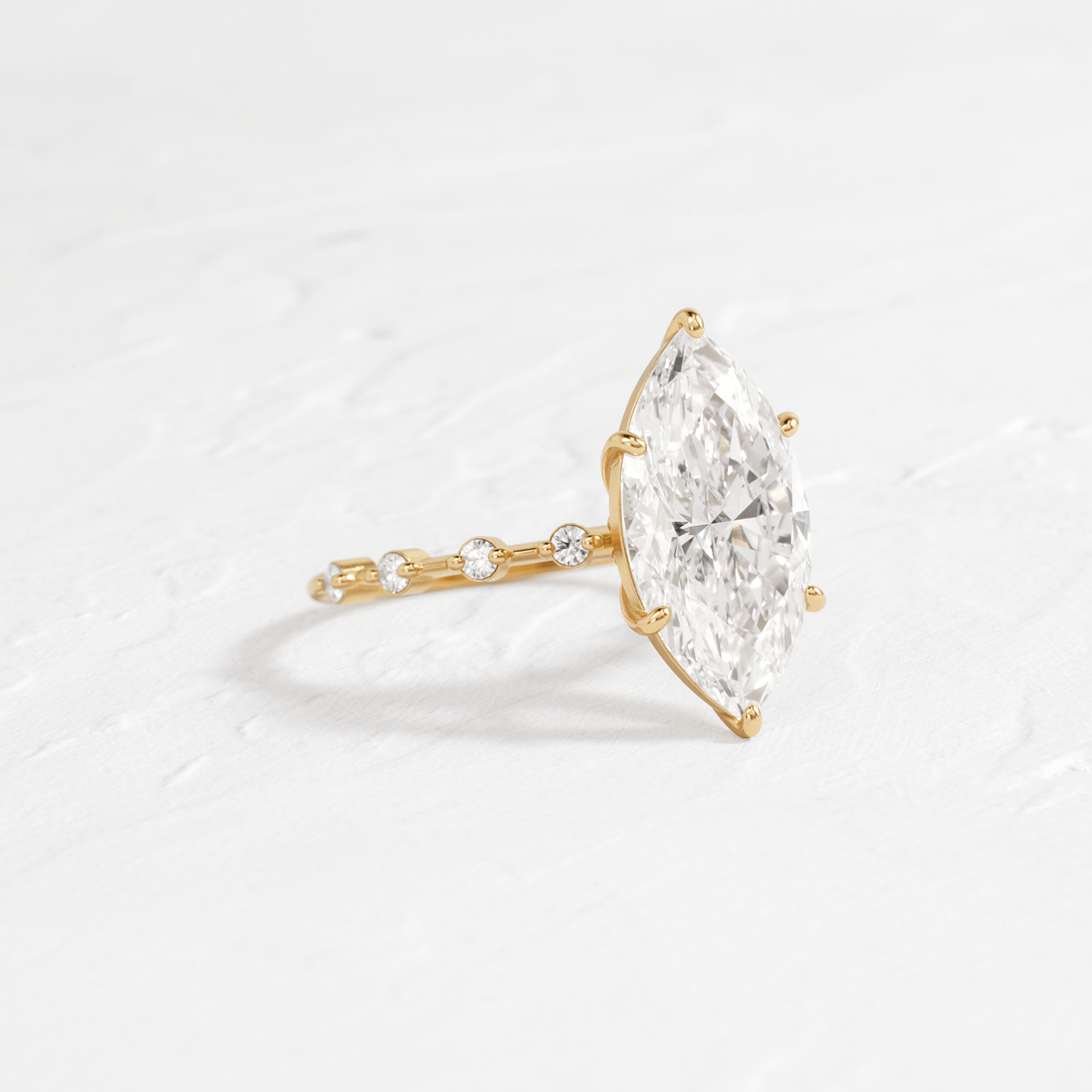 Distance Ring, Marquise Cut – Melanie Casey