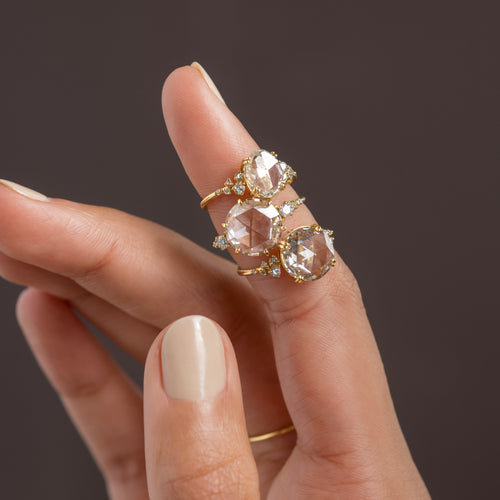 rose diamond ring design