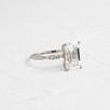 Trestle Ring, Emerald Cut - Melanie Casey