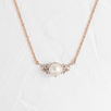 Snowdrift Necklace, Akoya Pearl - Melanie Casey Jewelry