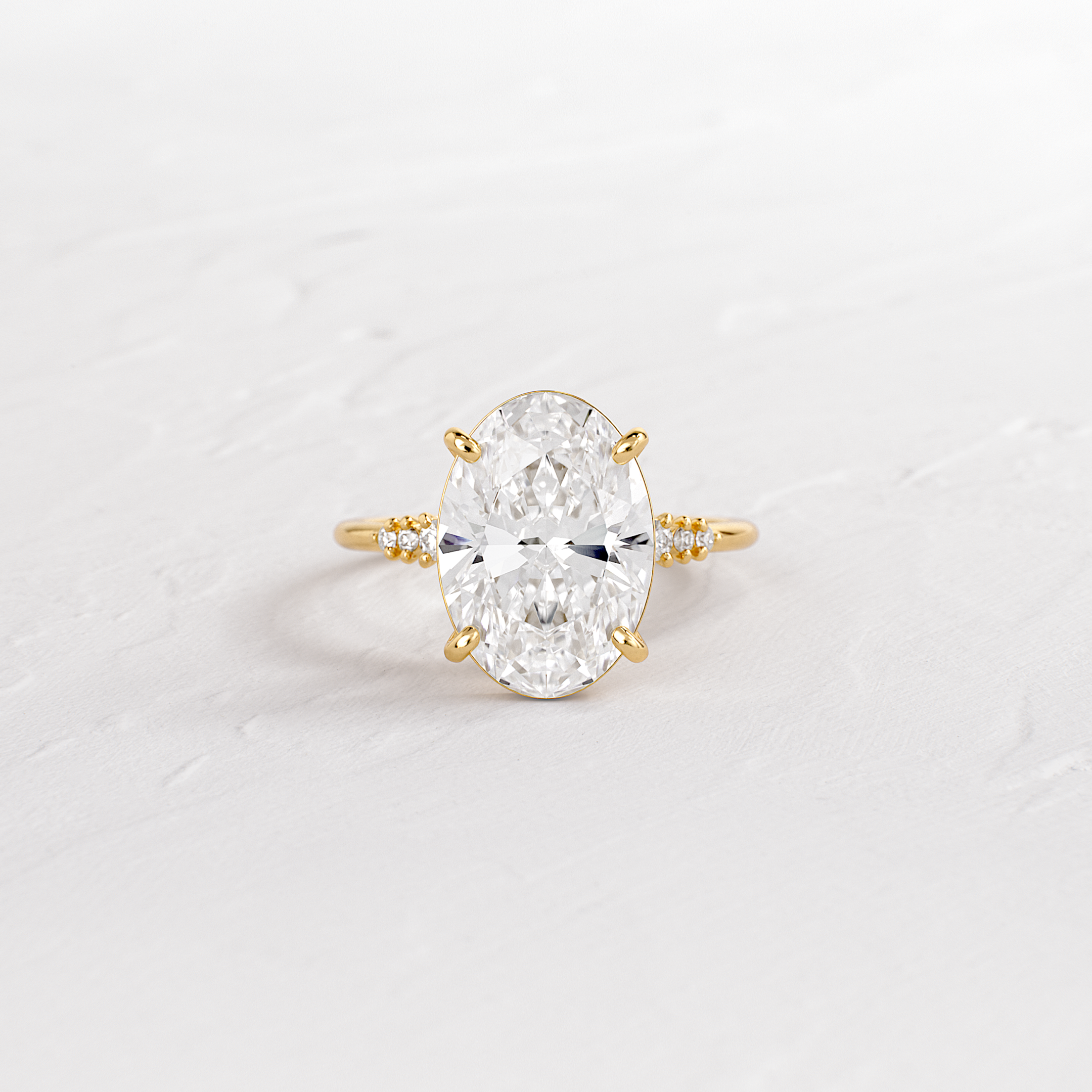 Poppy Seed Ring, Oval Cut | Handcrafted Diamond Engagement Ring ...