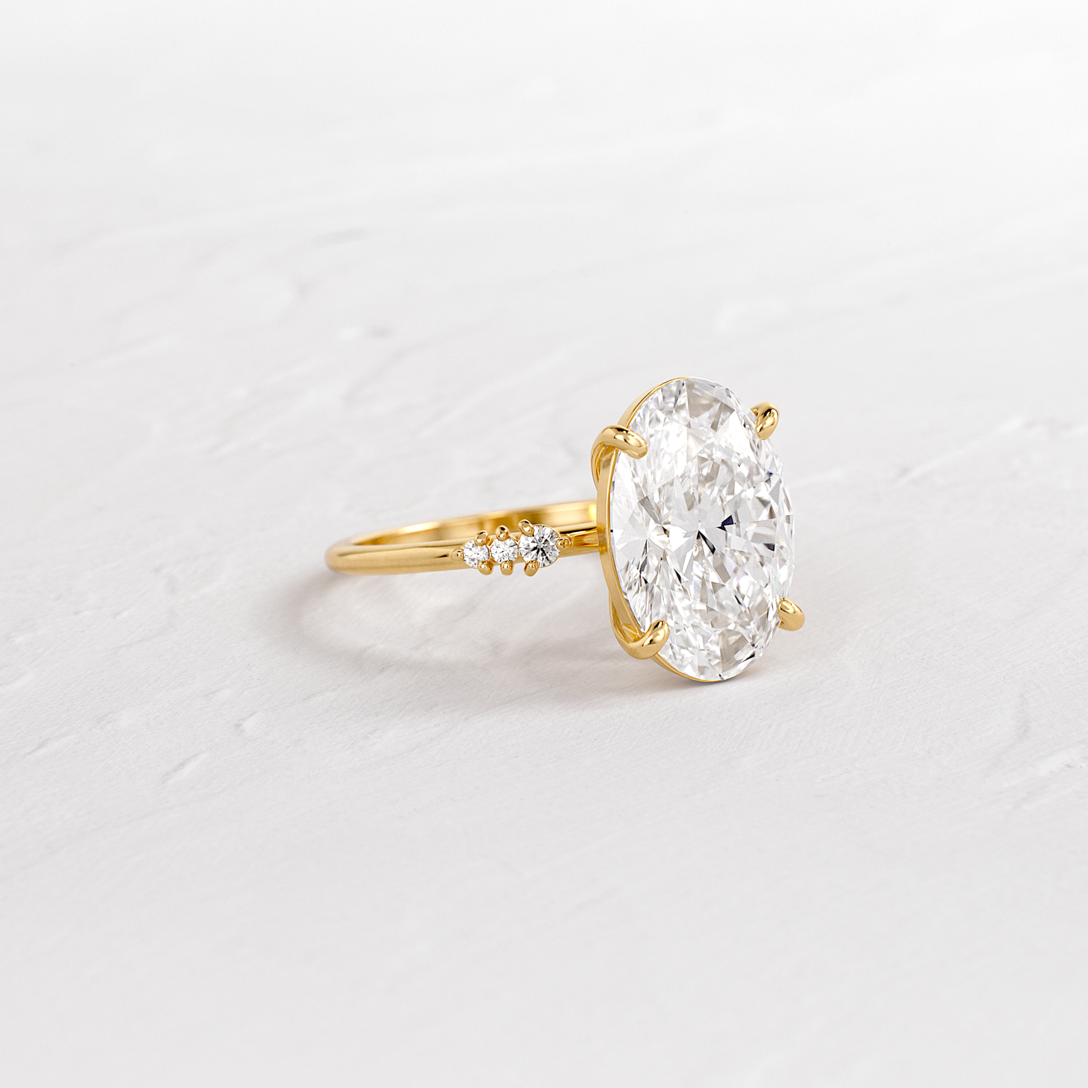 Poppy Seed Ring, Oval Cut | Handcrafted Diamond Engagement Ring ...
